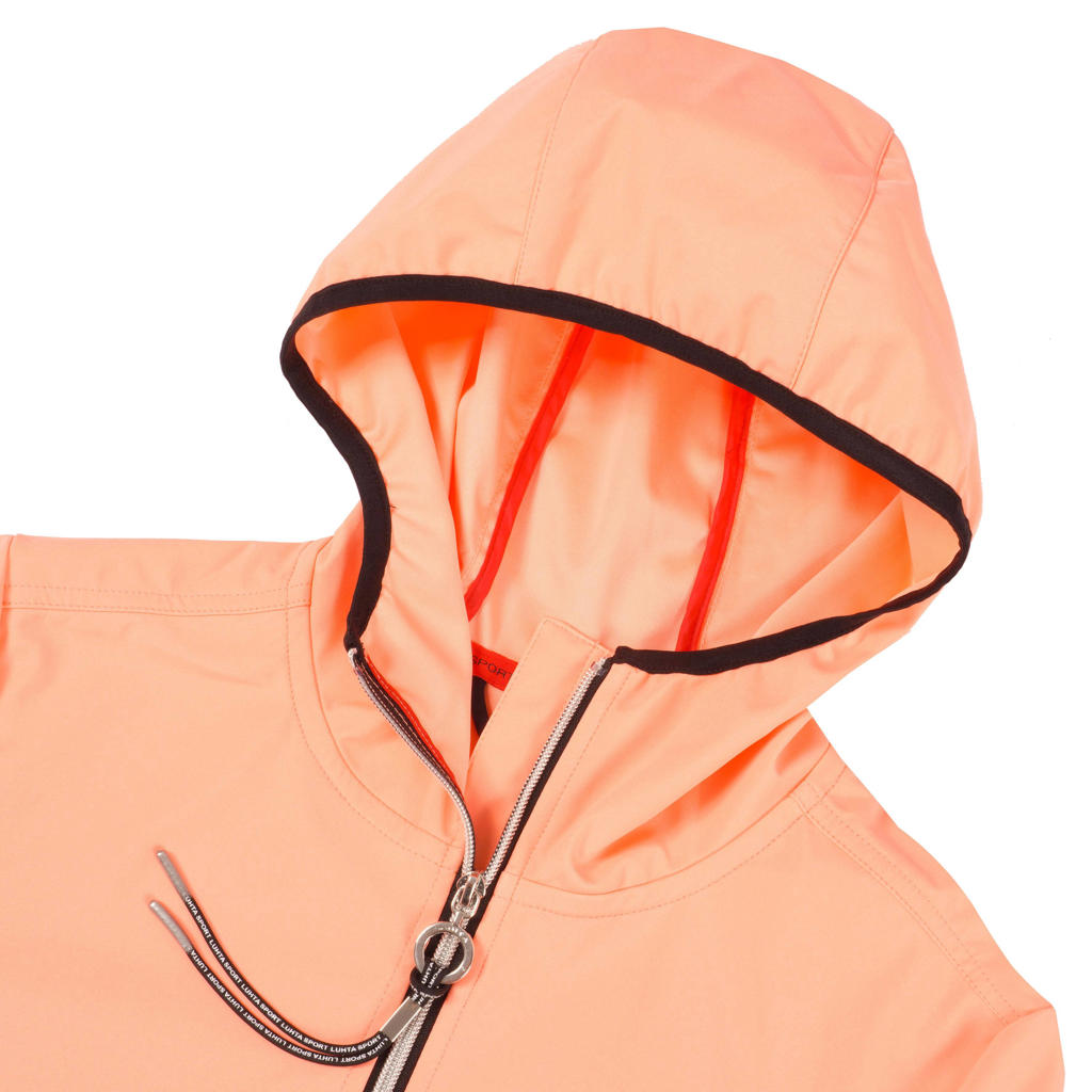 Luhta softshell jas Innola lichtoranje | wehkamp