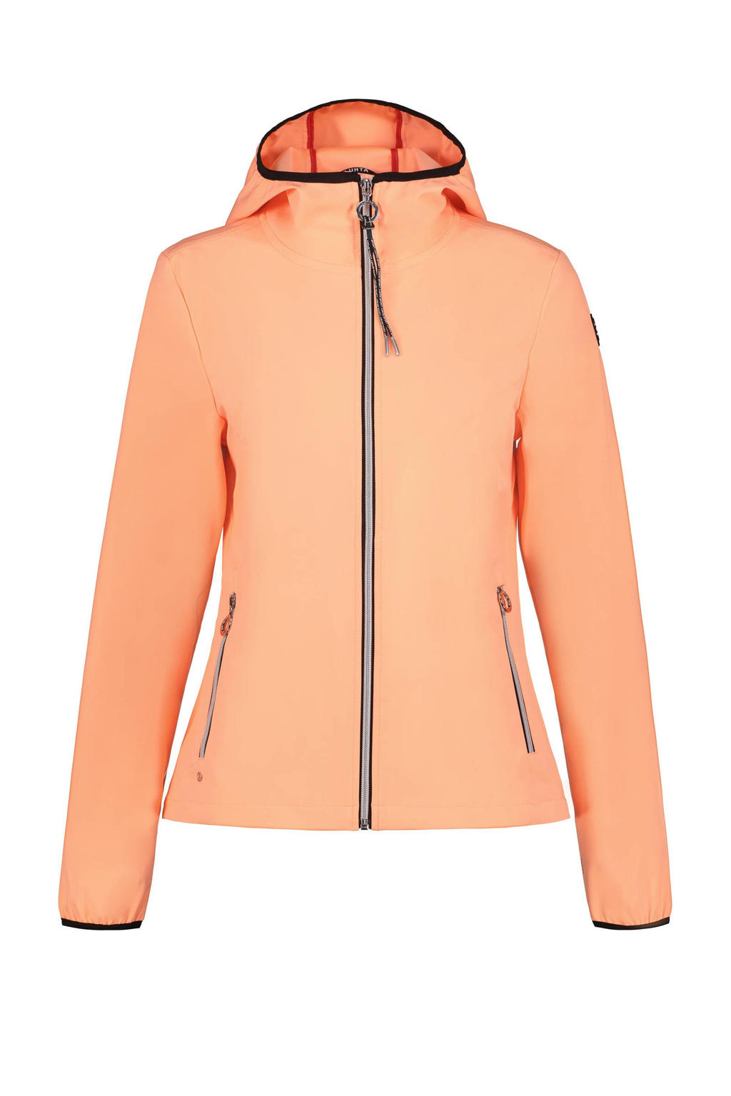 Luhta softshell jas Innola lichtoranje | wehkamp