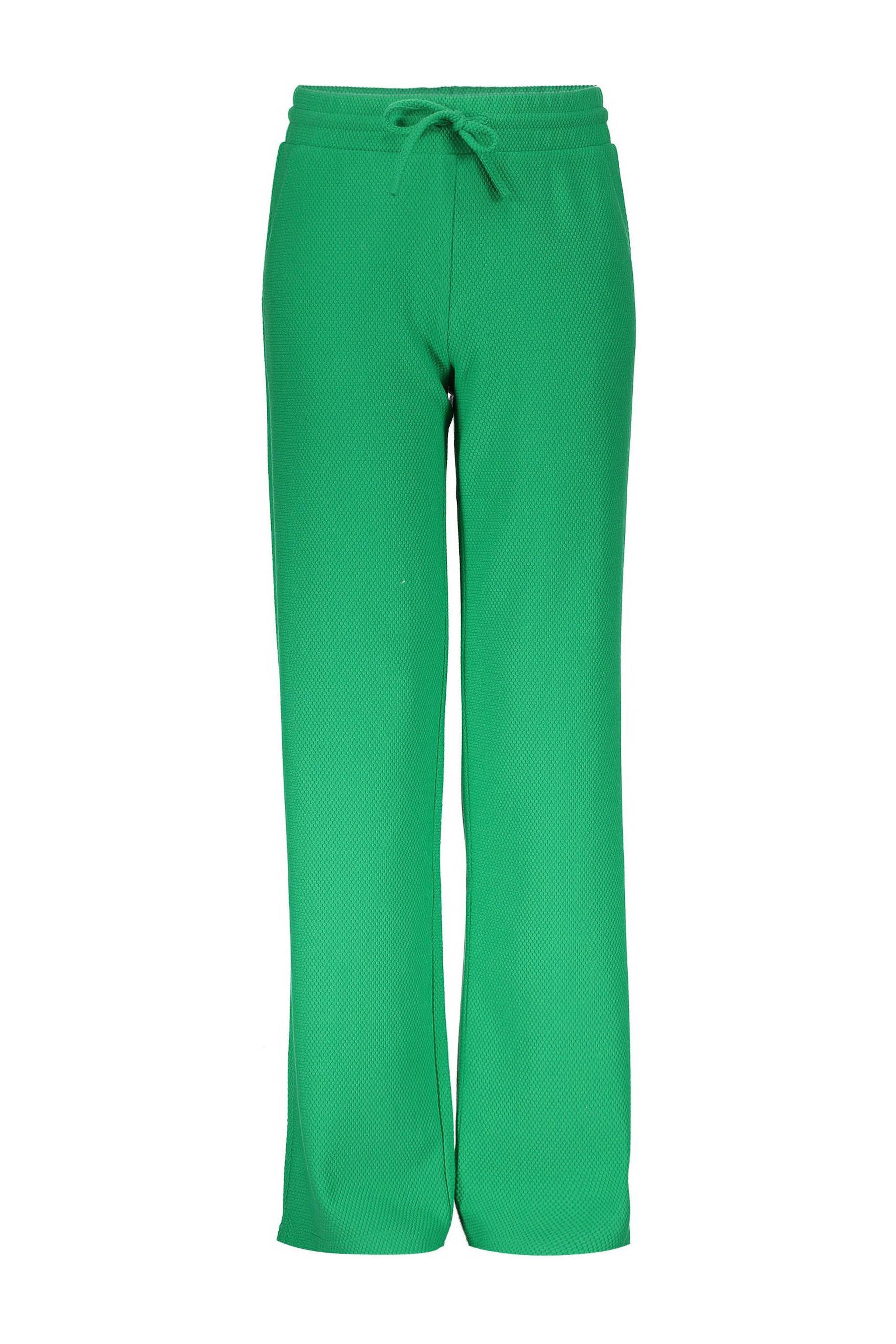 Geisha high waist straight fit broek groen | wehkamp