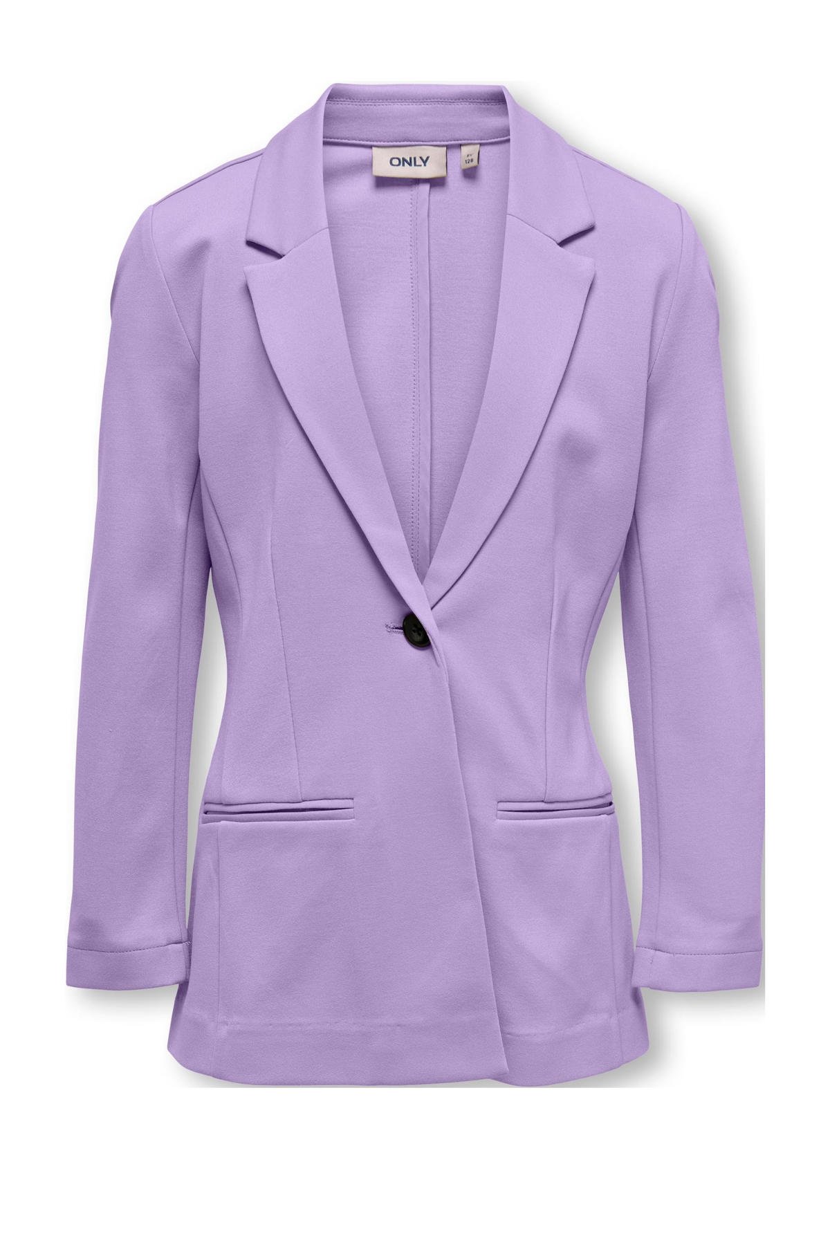 KIDS ONLY GIRL blazer KOGPOPTRASH LIFE L/S LONG BLAZER TLR lila | wehkamp