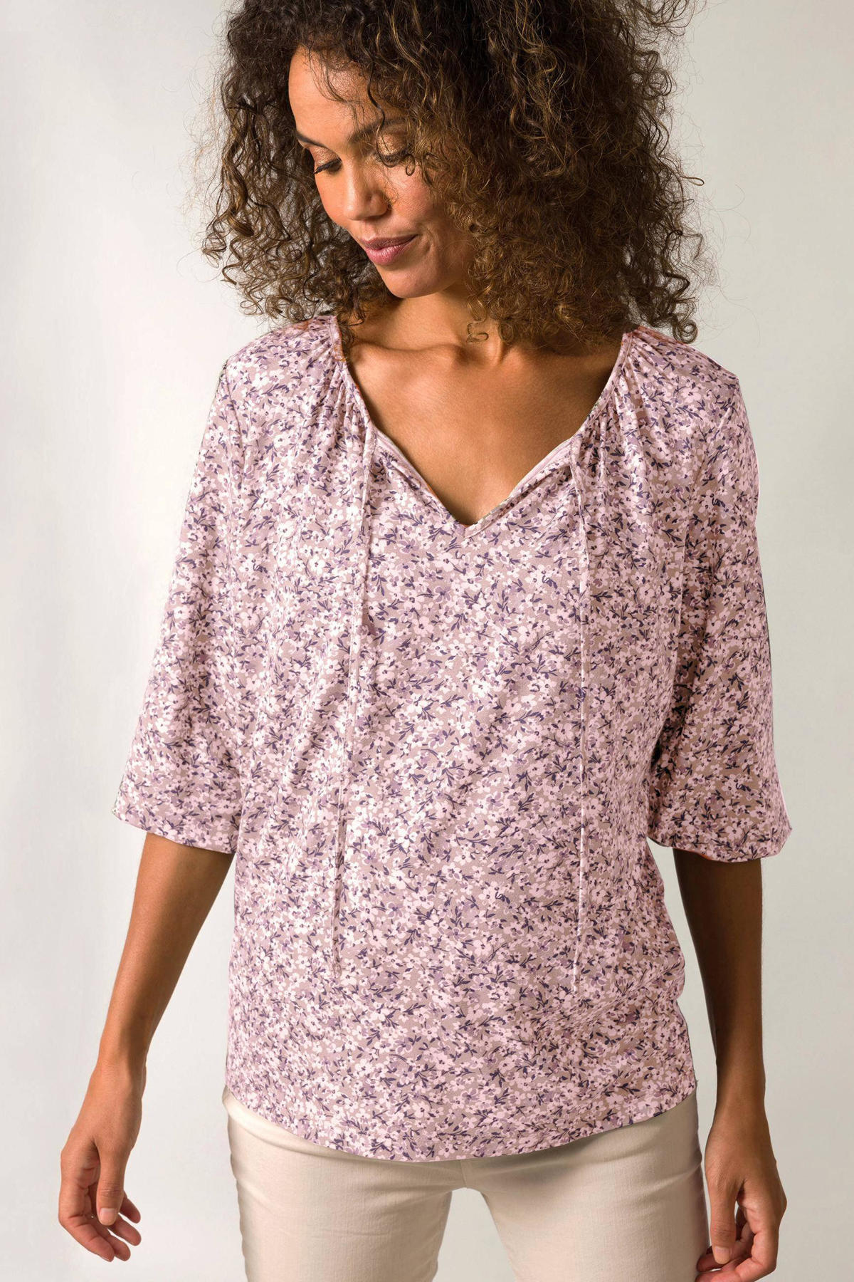 Yest top met all over print groen/wit | wehkamp