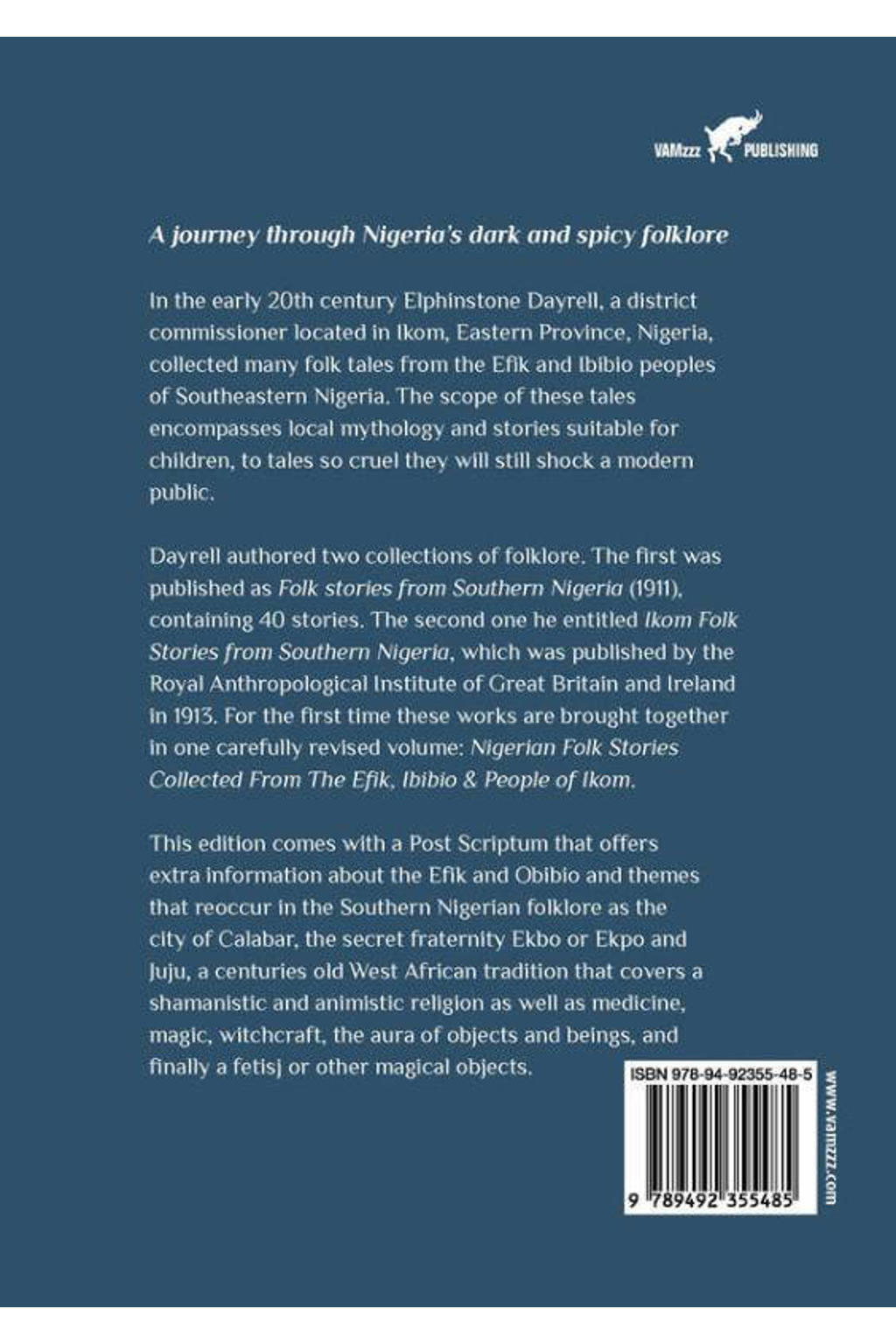Elphinstone Dayrell Nigerian Folk Stories Collected From The Efik ...