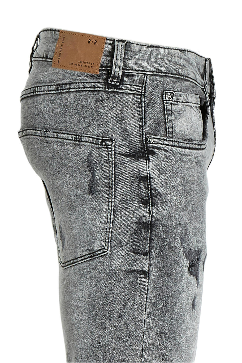 Redefined Rebel Slim fit jeans RRStockholm Destroy dune grey | wehkamp