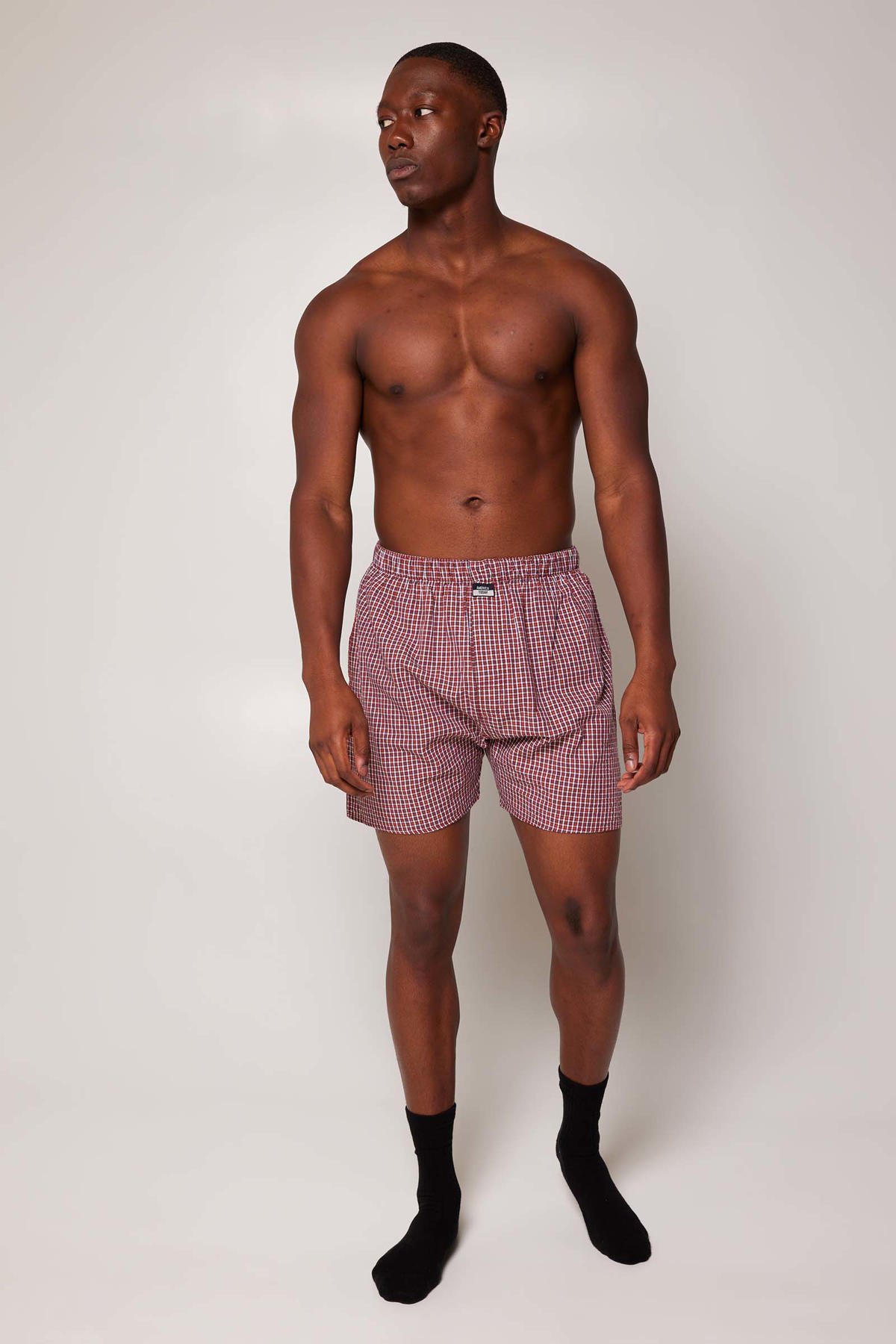 America Today wijde boxershort Thomas rood | wehkamp