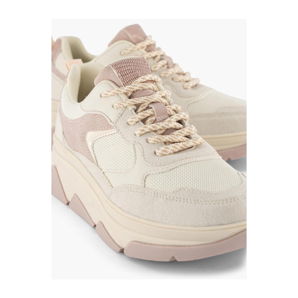 Luxus Chunky Sneakers Beige Fotos