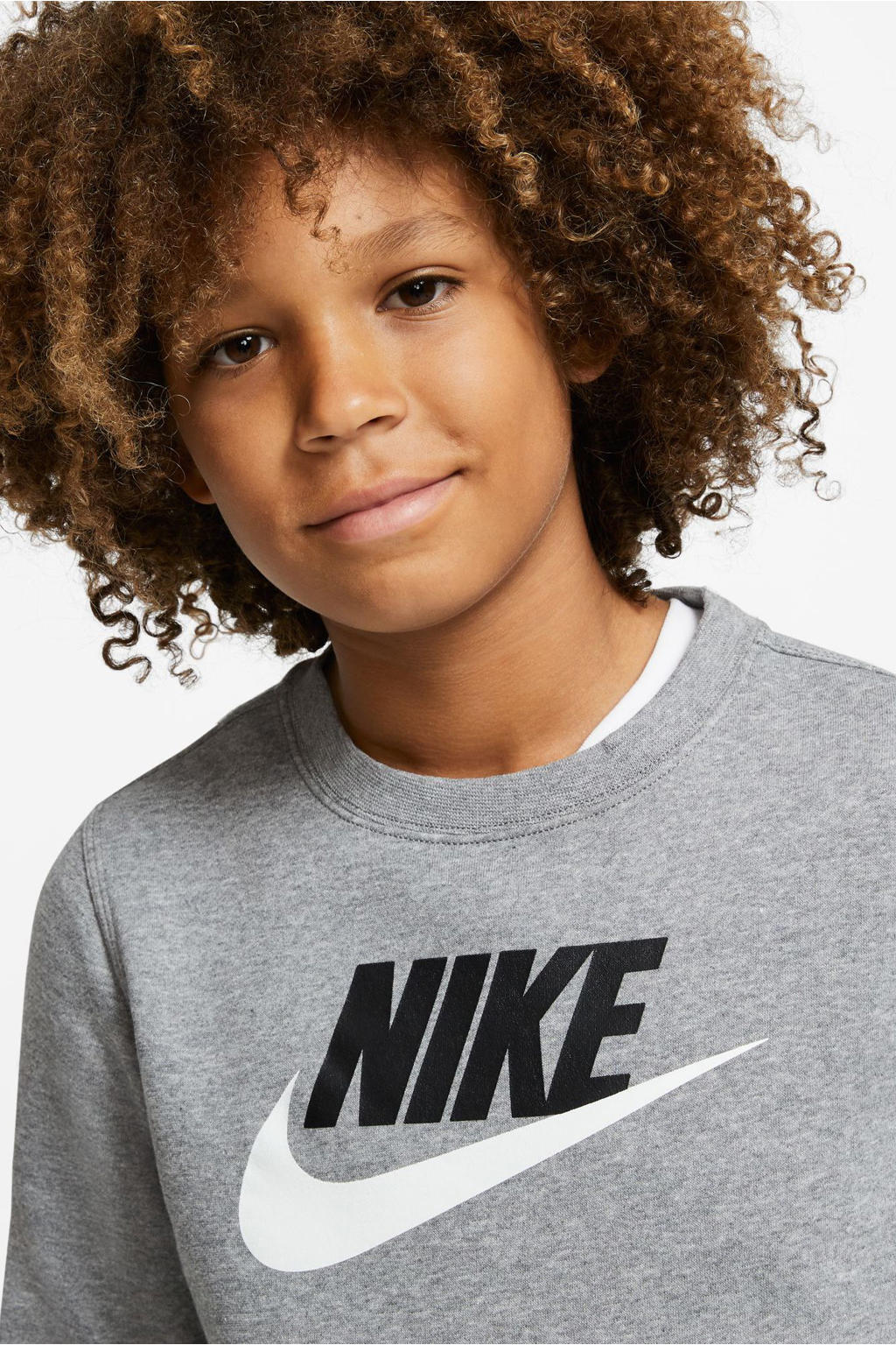 Nike sweater grijs melange kopen? | Morgen in huis | wehkamp