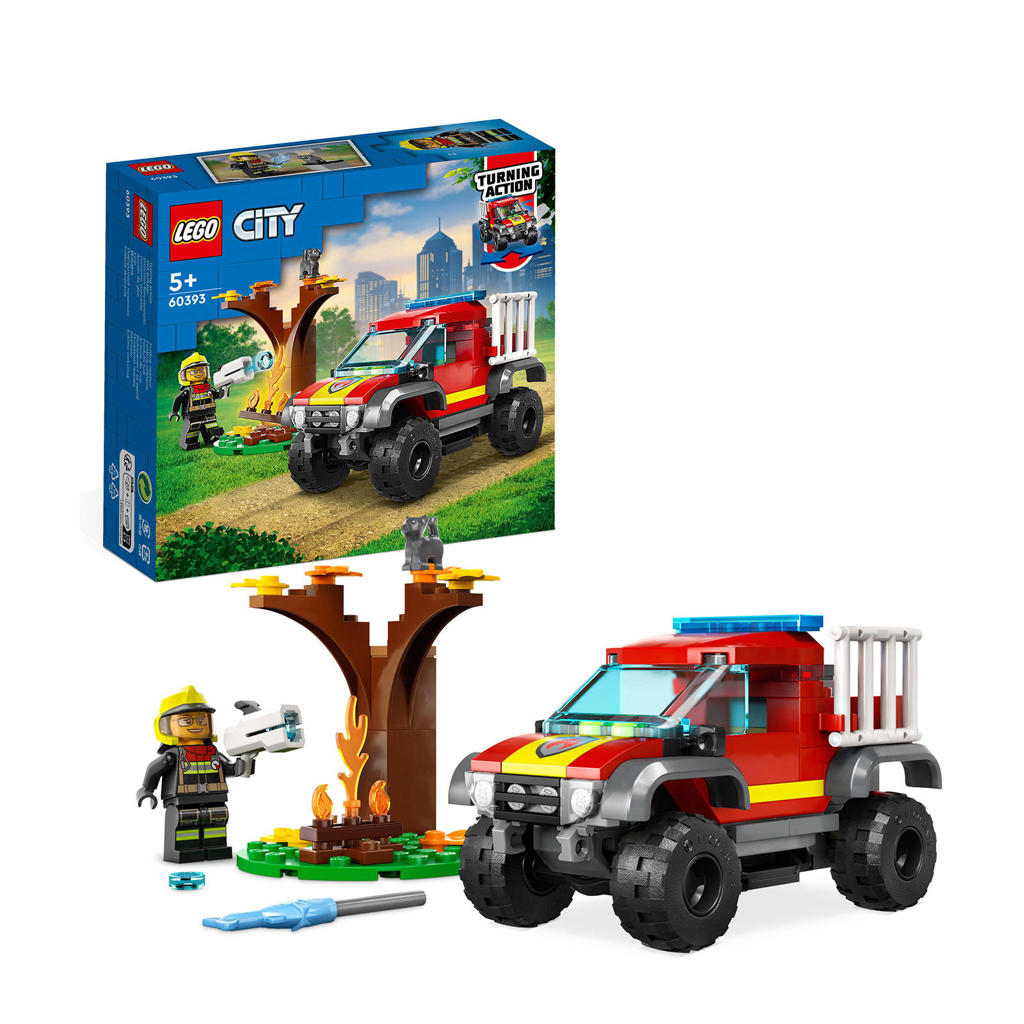 LEGO City 4x4 Brandweertruck redding 60393 | wehkamp