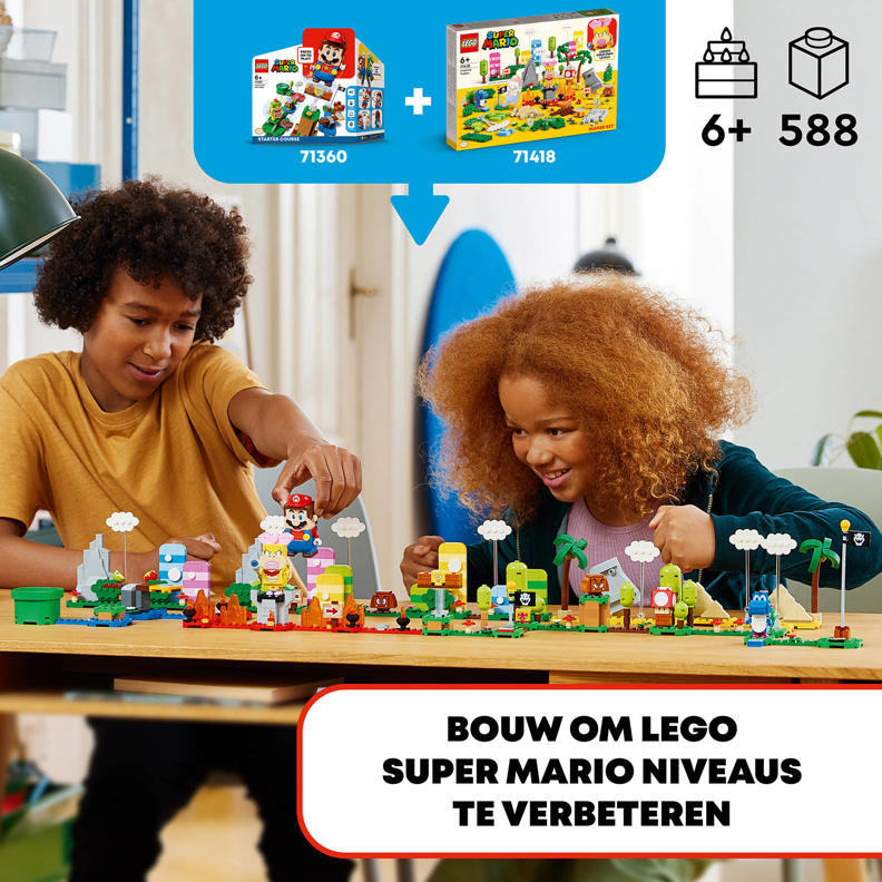 LEGO Super Mario Makersset: Creatieve gereedschapskist 71418 | wehkamp