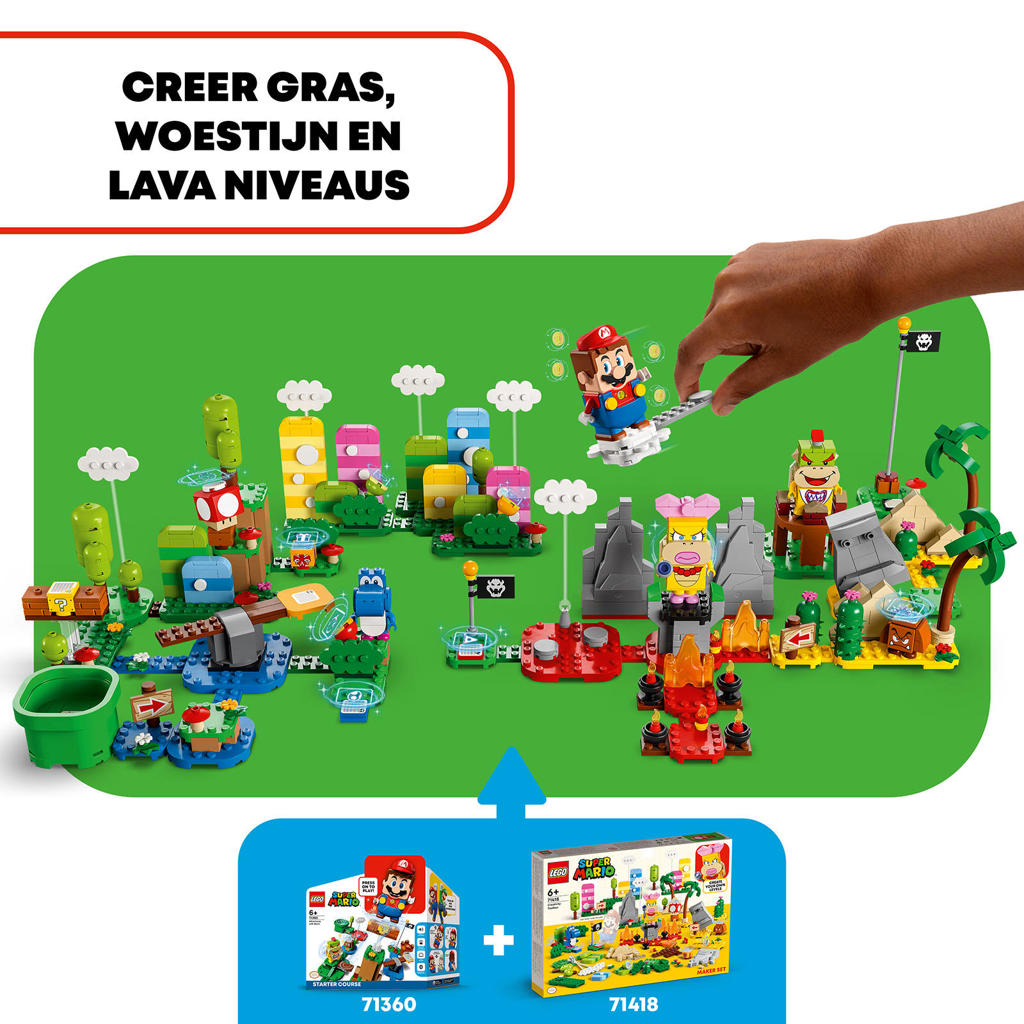 LEGO Super Mario Makersset: Creatieve gereedschapskist 71418 | wehkamp