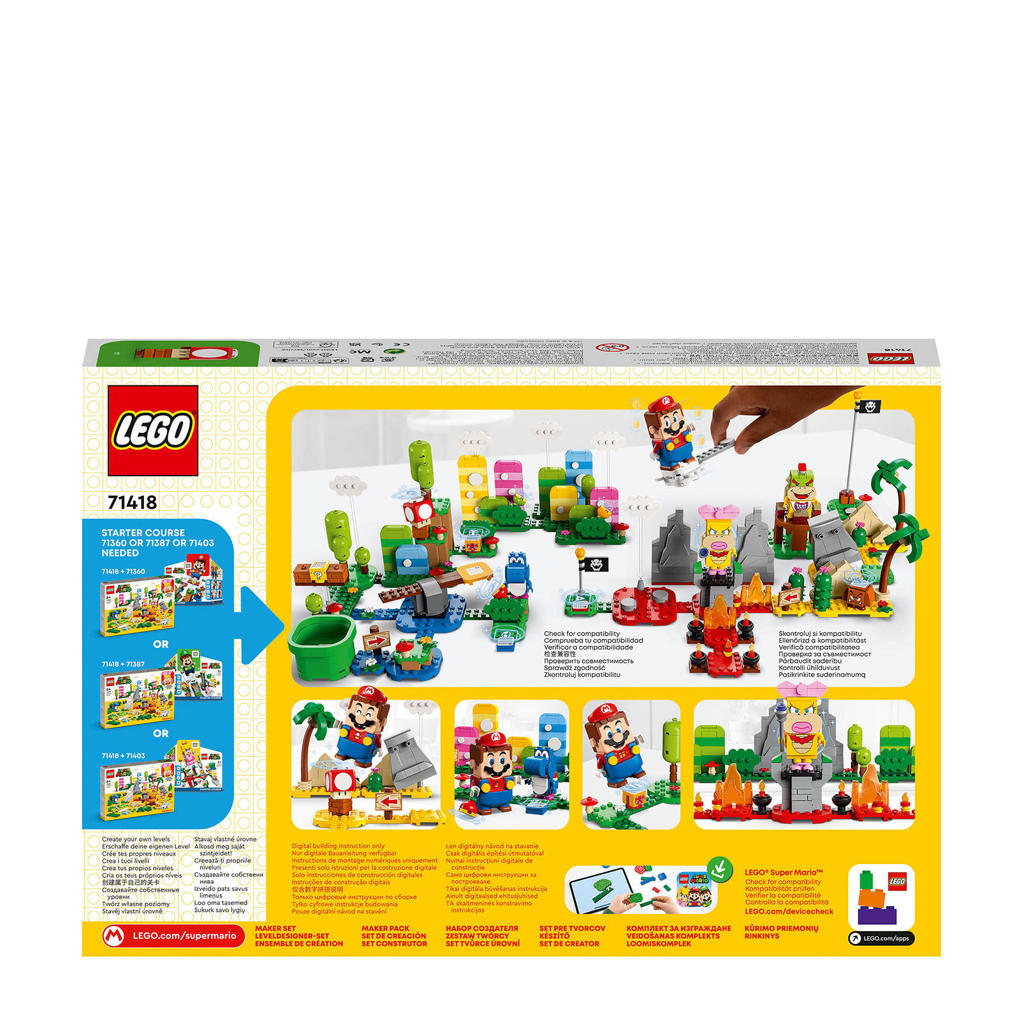 LEGO Super Mario Makersset: Creatieve gereedschapskist 71418 | wehkamp
