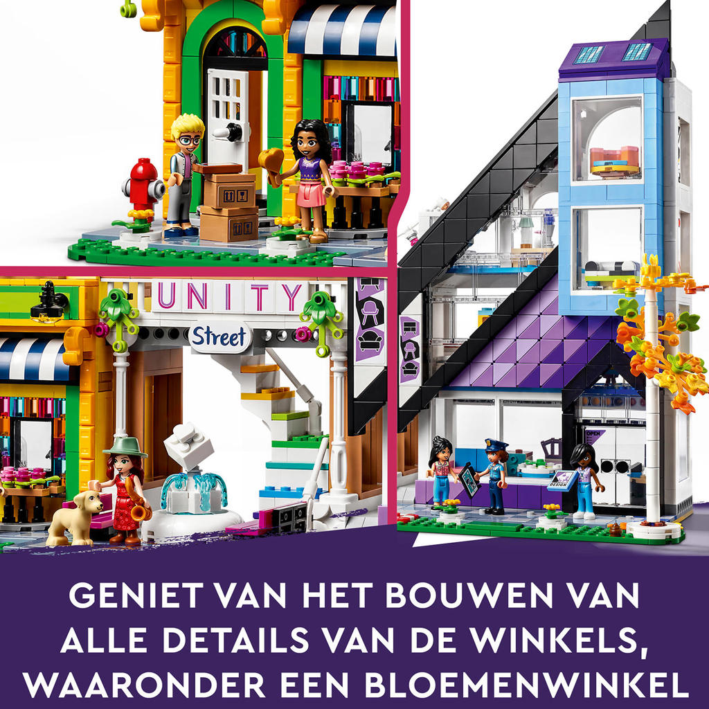 LEGO Friends Bloemen- en decoratiewinkel in de stad 41732 | wehkamp