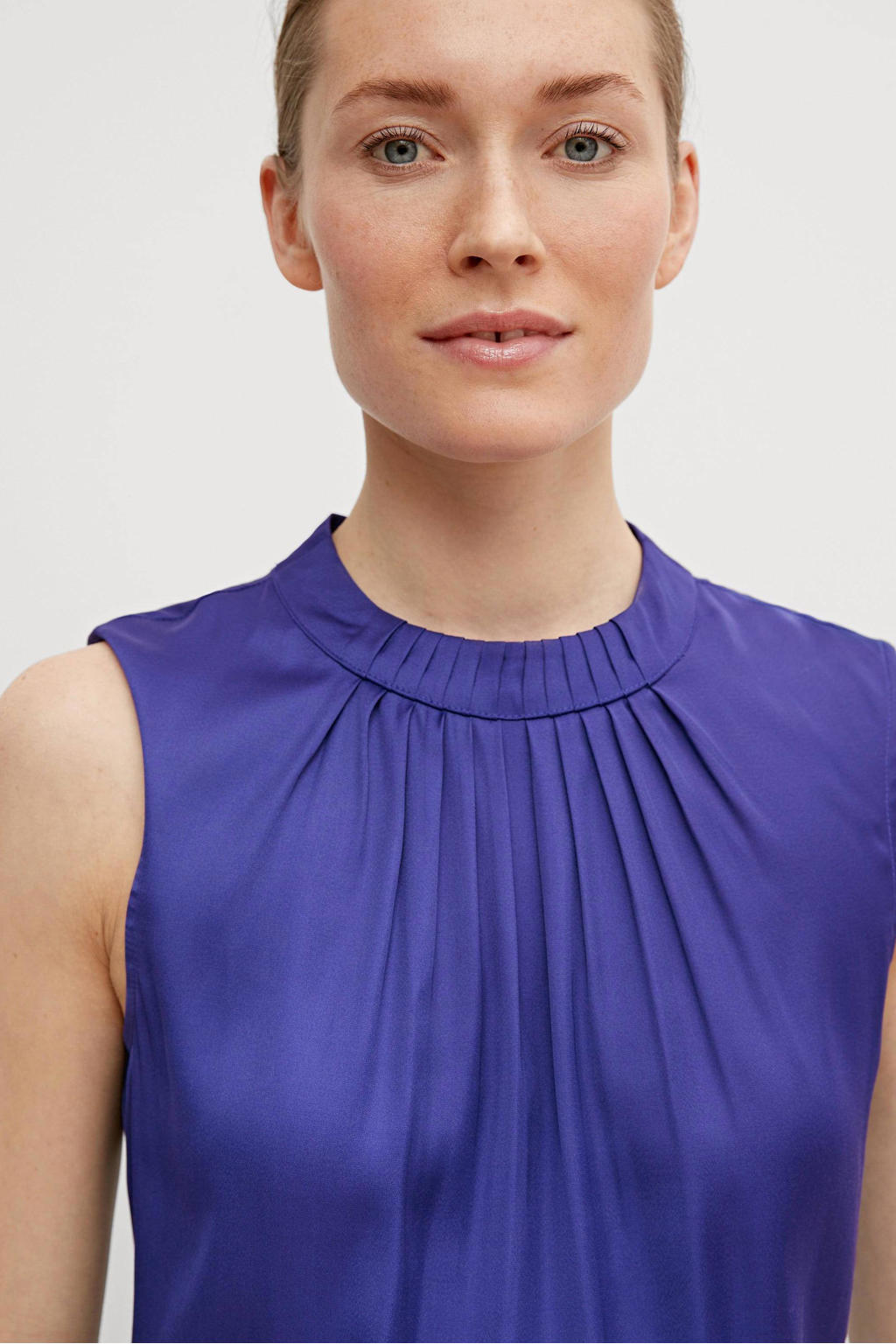 comma top met plooien violet | wehkamp
