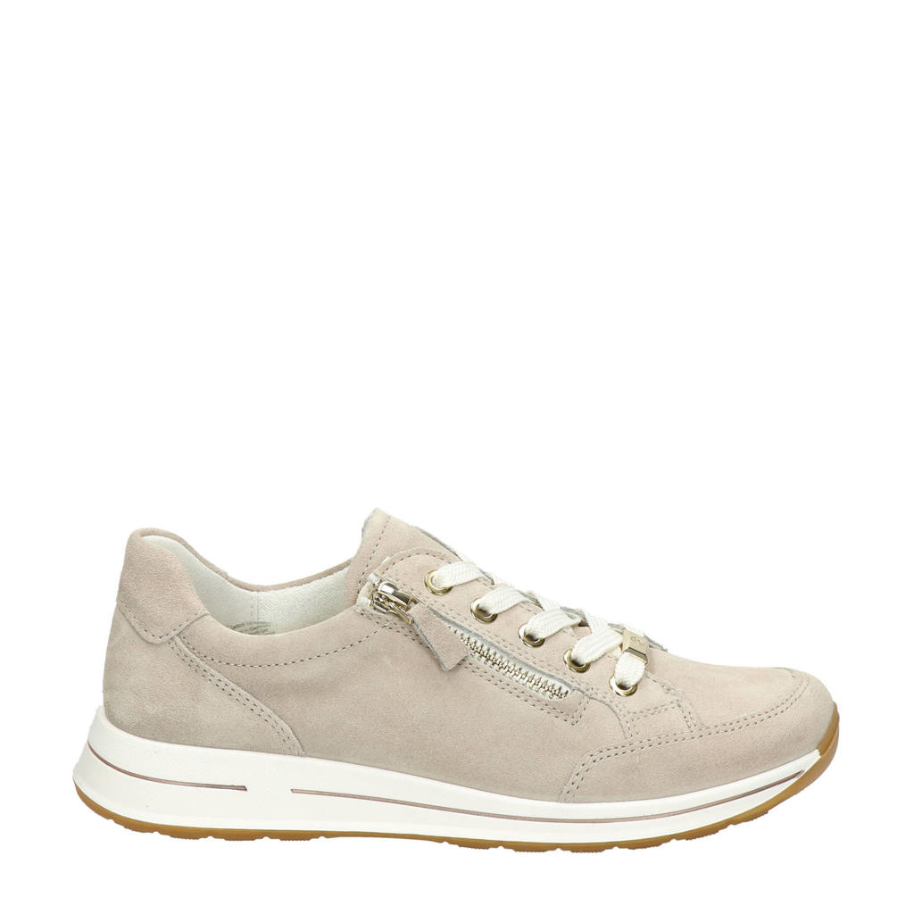 Ara Osaka 2.0 suède sneakers beige | wehkamp