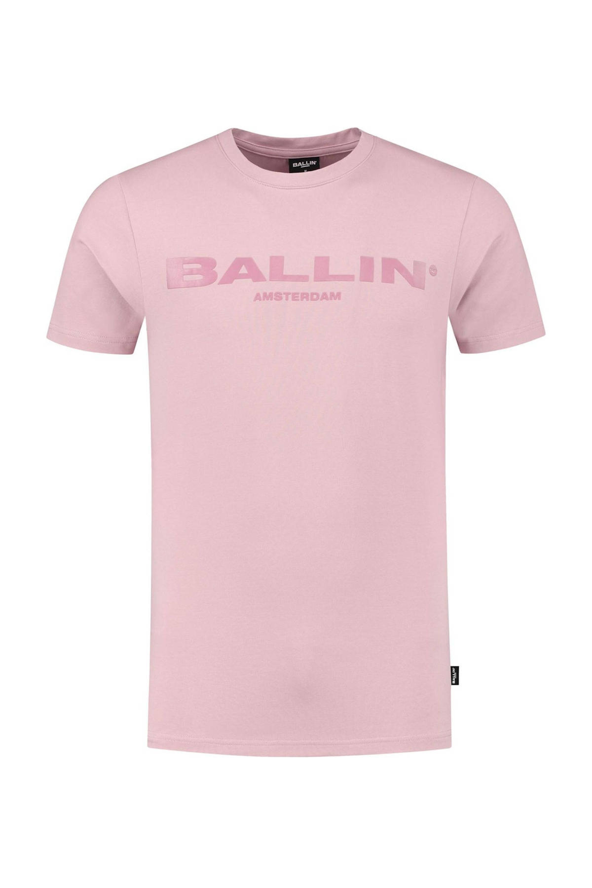 Ballin T-shirt met logo old pink | wehkamp