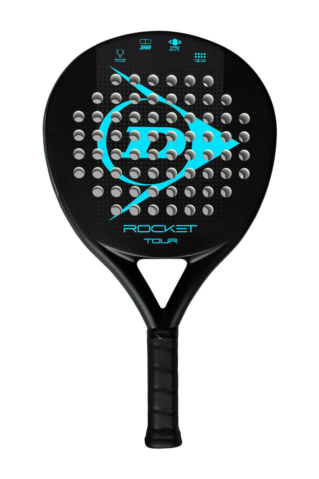 Dunlop padel racket Rocket Tour zwart | wehkamp