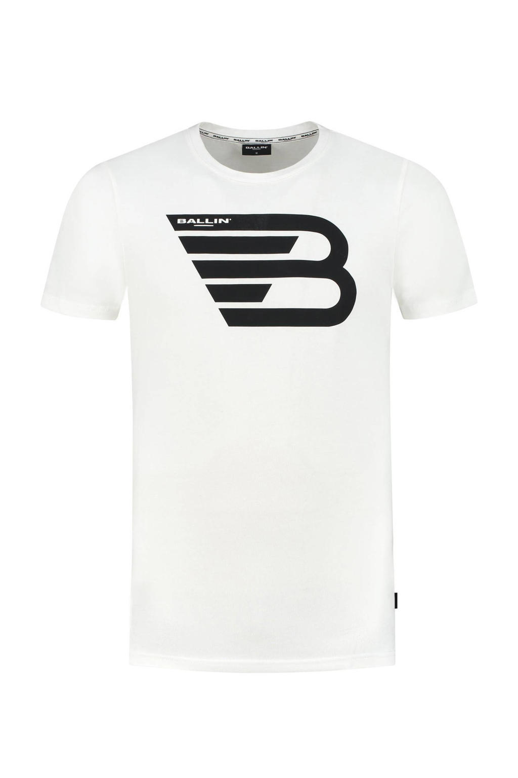 Ballin T-shirt original icon met logo off white | wehkamp