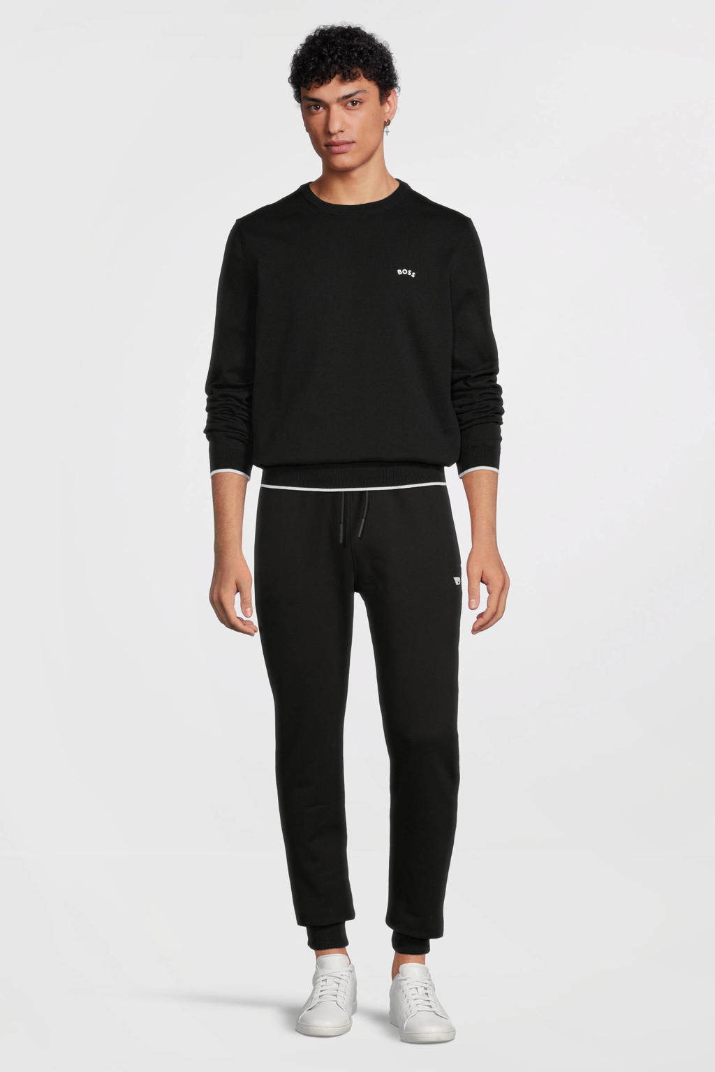 Ballin regular fit joggingbroek original icon met logo zwart | wehkamp