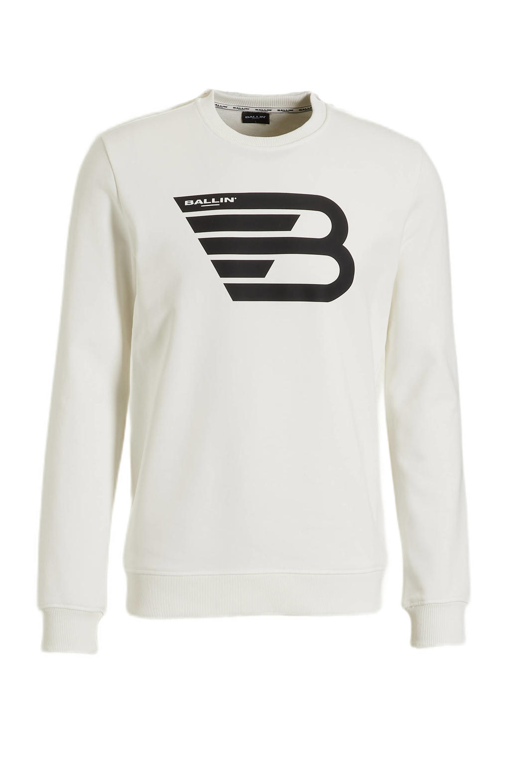 Ballin sweater original icon met logo off white | wehkamp
