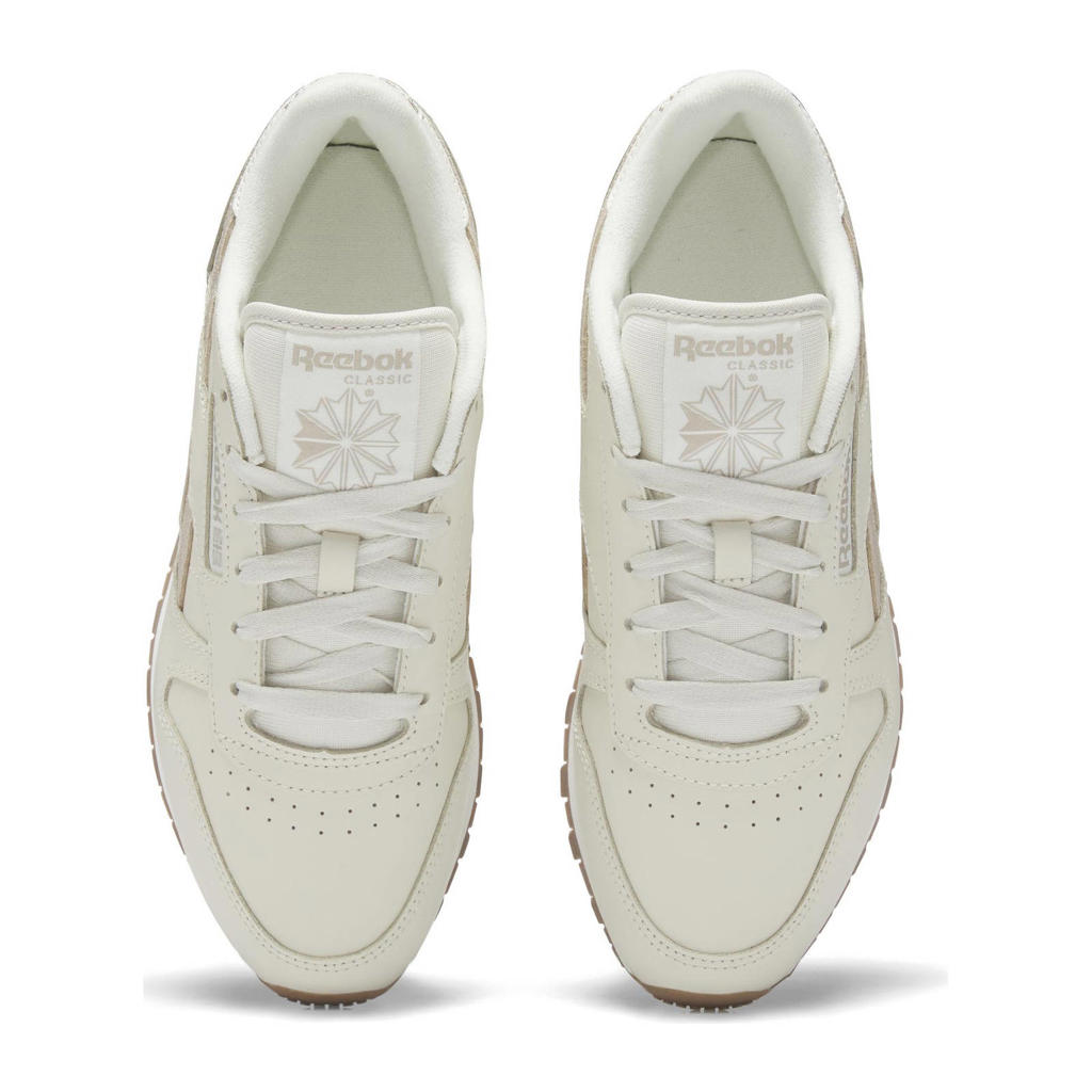 Reebok Classics Classic Leather sneakers ecru/zand | wehkamp