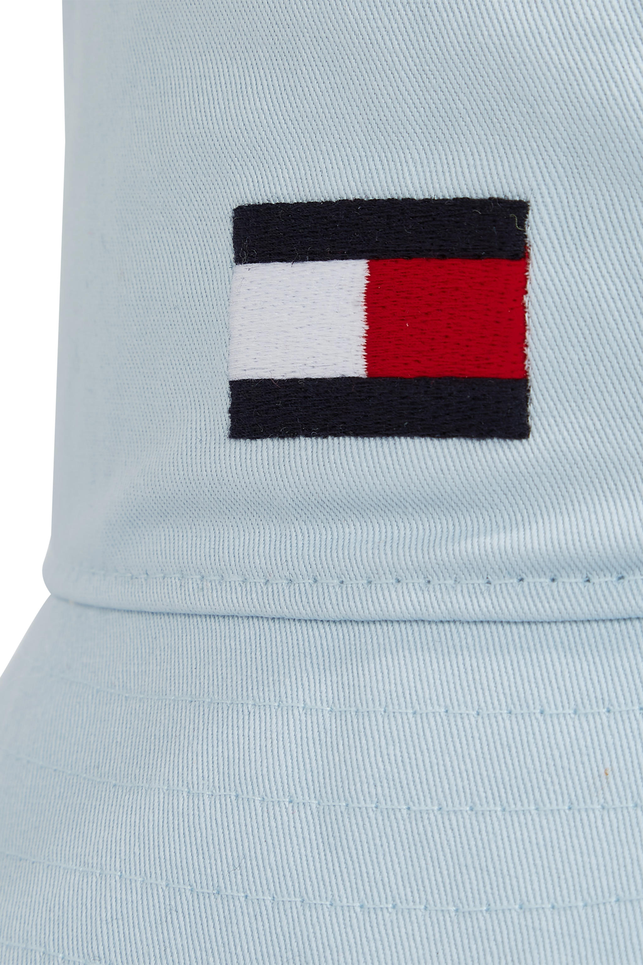 Tommy Hilfiger bucket hat met logo lichtblauw | wehkamp