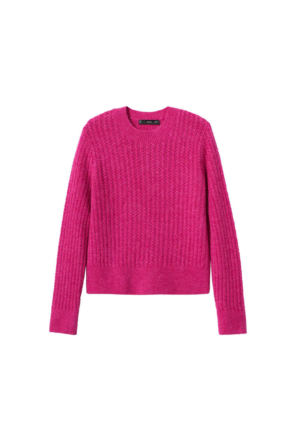 Mango kabeltrui fuchsia kopen? | Morgen in huis | wehkamp