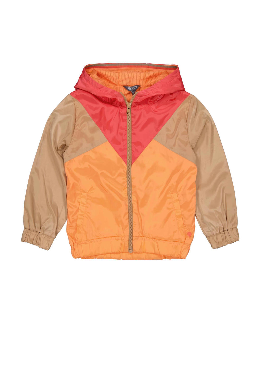 Quapi zomerjas oranje/donkerroze/zand | wehkamp