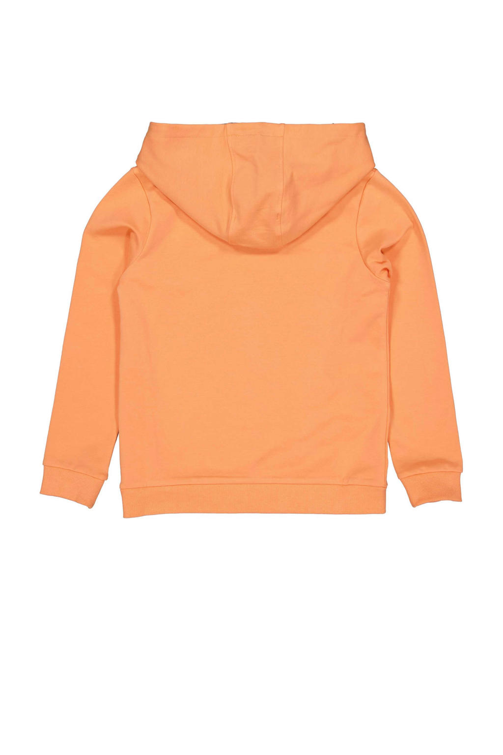 Quapi hoodie met tekst oranje | wehkamp