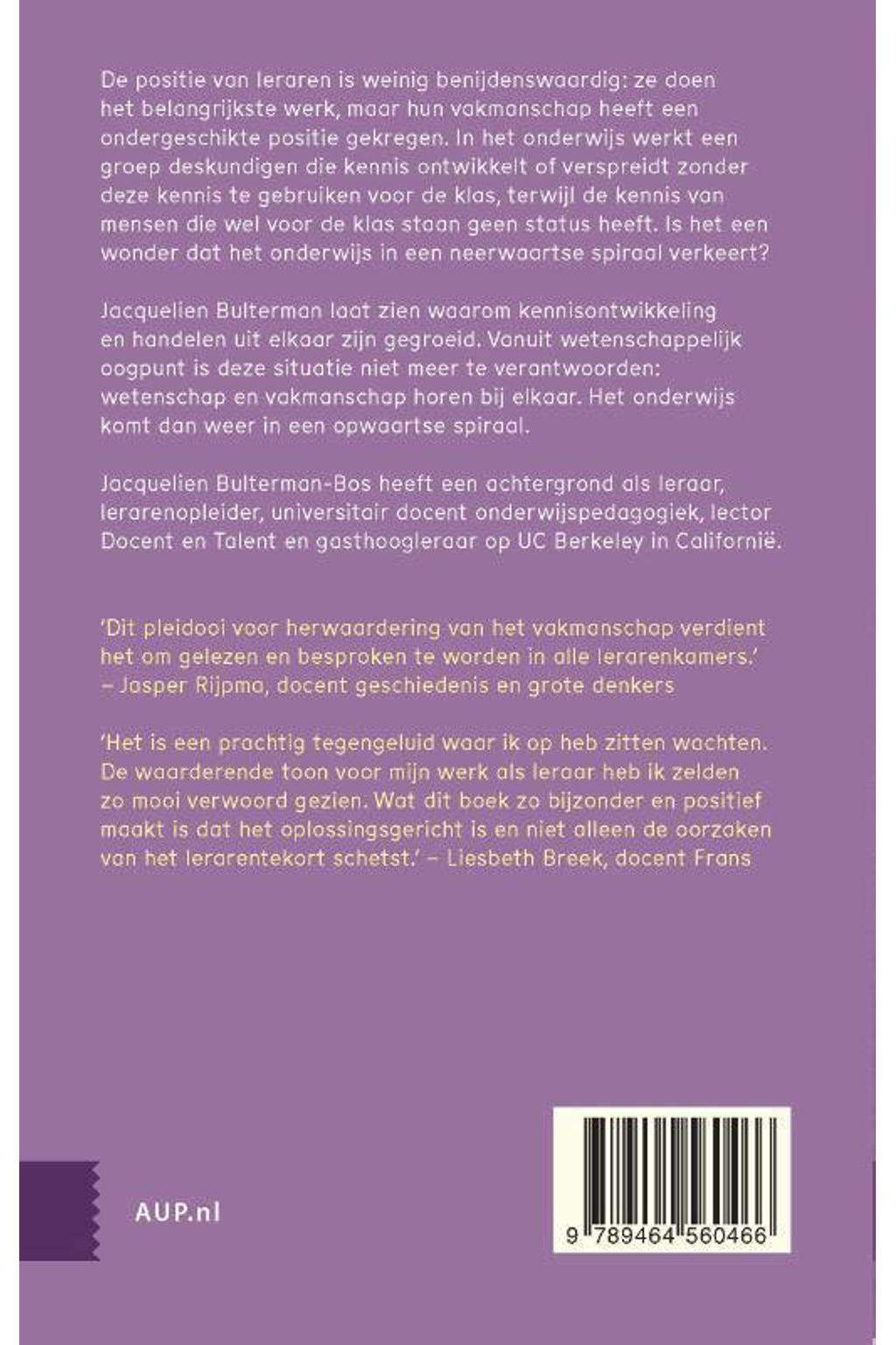 Jacquelien Bulterman Het lerarentekort | wehkamp