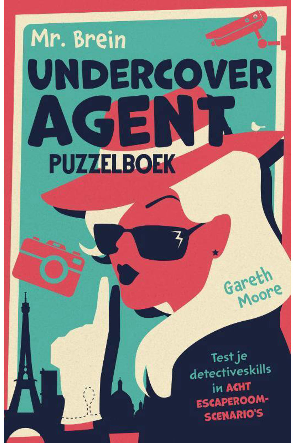 Gareth Moore Mr. Brein Undercoveragent puzzelboek | wehkamp