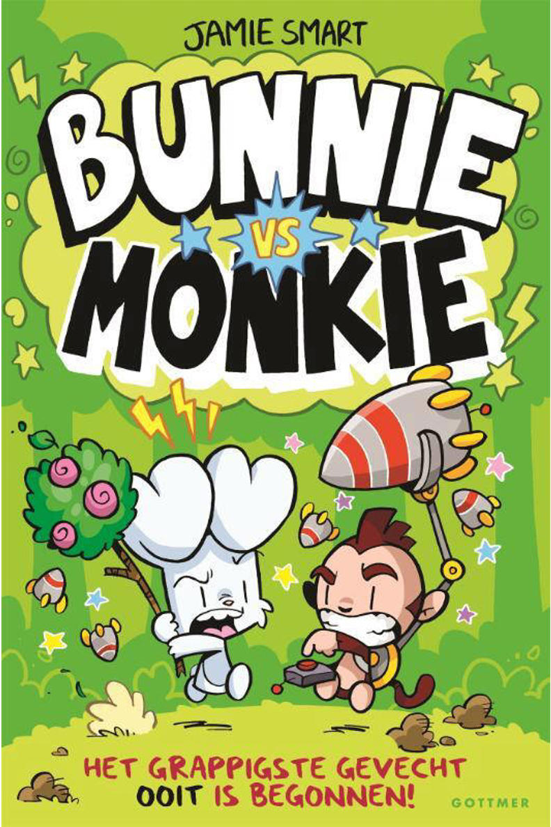 Jamie Smart Bunnie vs Monkie: Bunnie vs Monkie | wehkamp