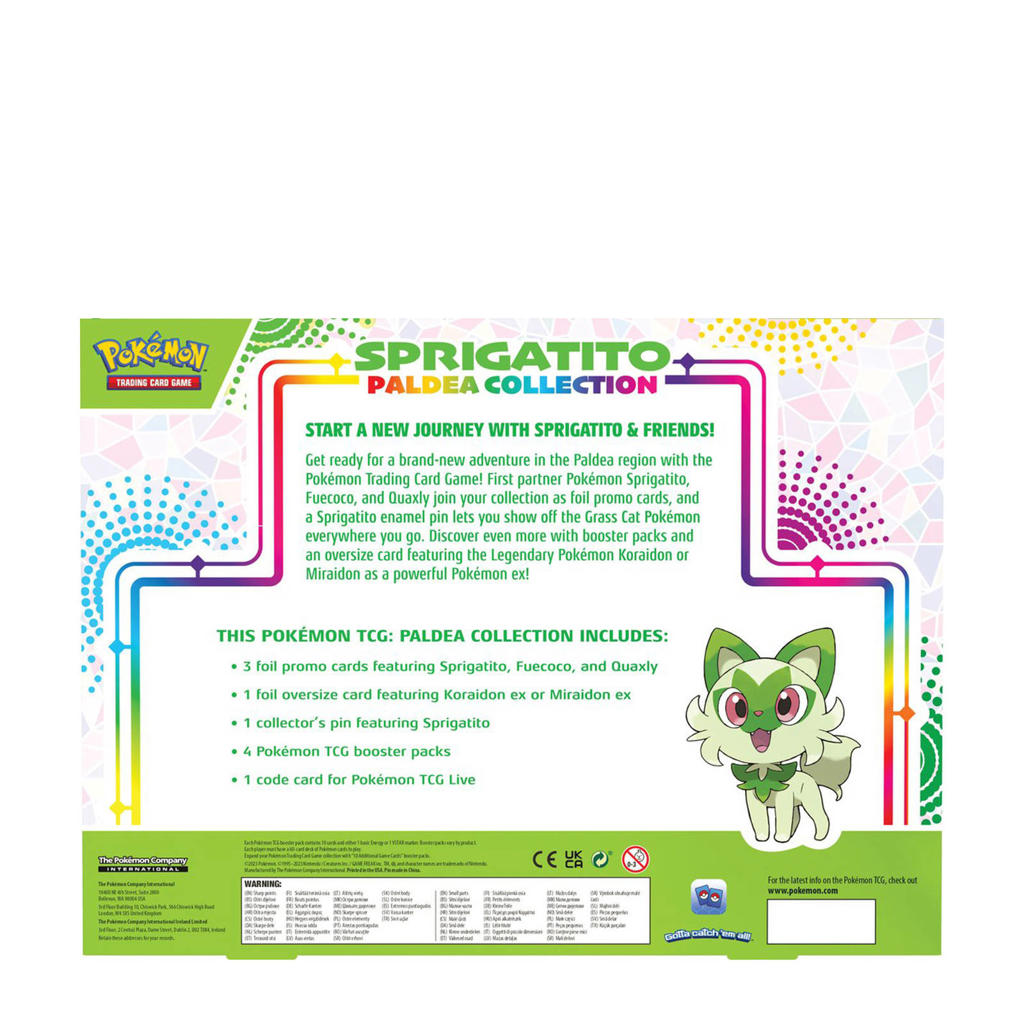 Pokémon Paldea Collection box Sprigatito | wehkamp