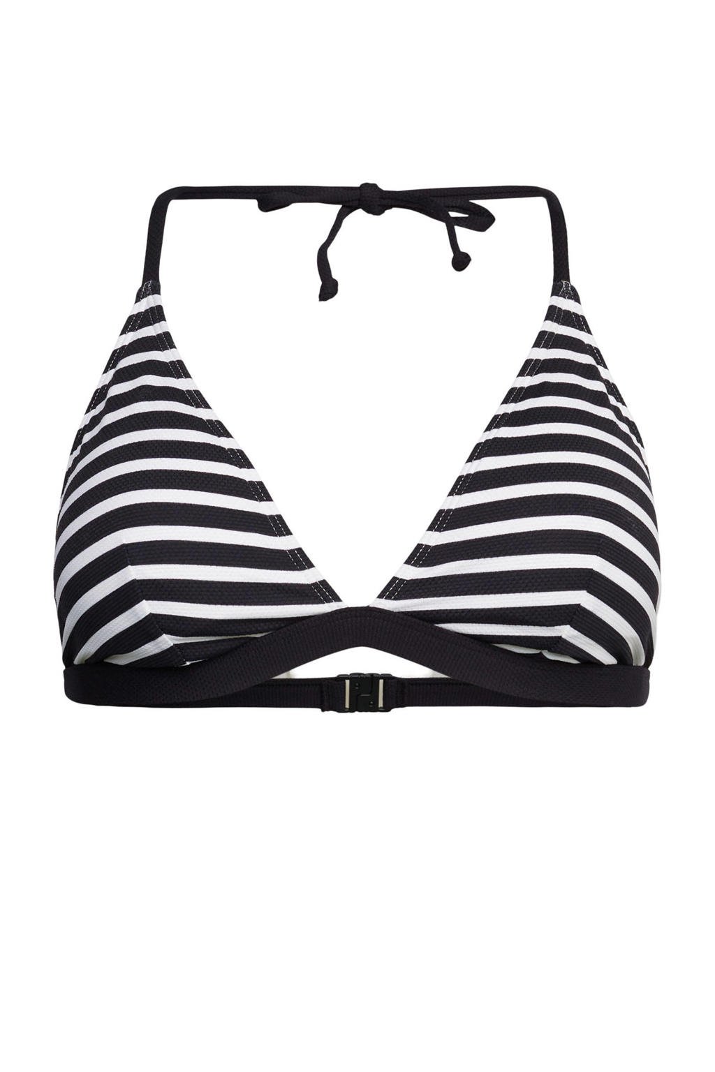 Esprit Women Beach Voorgevormde Triangel Bikinitop Zwartwit Wehkamp