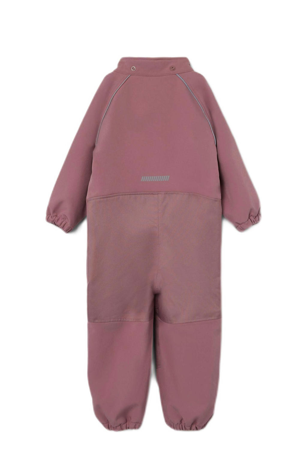 NAME IT MINI softshell buitenspeelpak NMNALFA oudroze | wehkamp