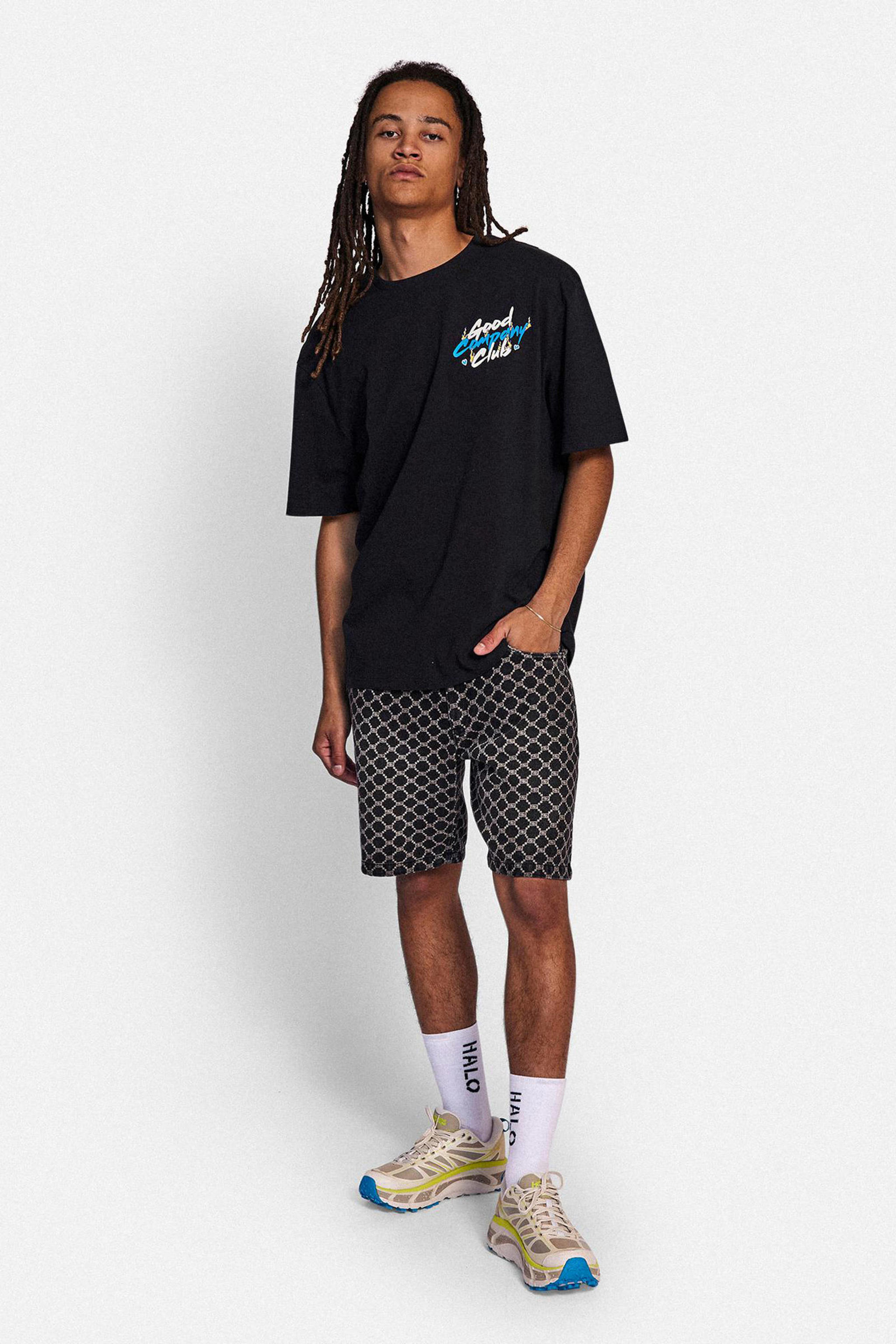 Redefined Rebel oversized T-shirt RRCarter met backprint zwart | wehkamp