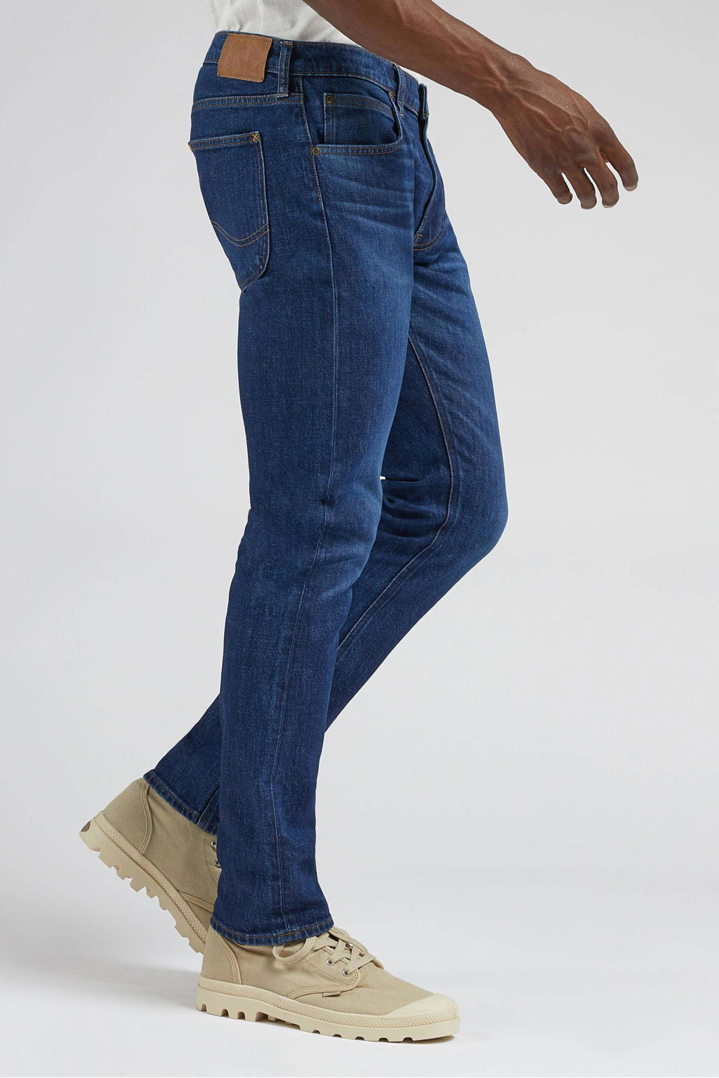 Lee slim tapered fit jeans LUKE dk worn kansas | wehkamp