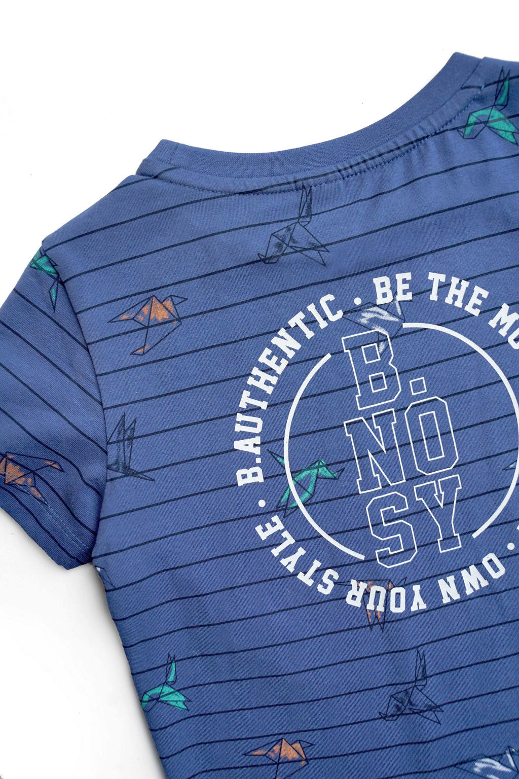 B.Nosy T-shirt B.Authentic met all over print blauw | wehkamp