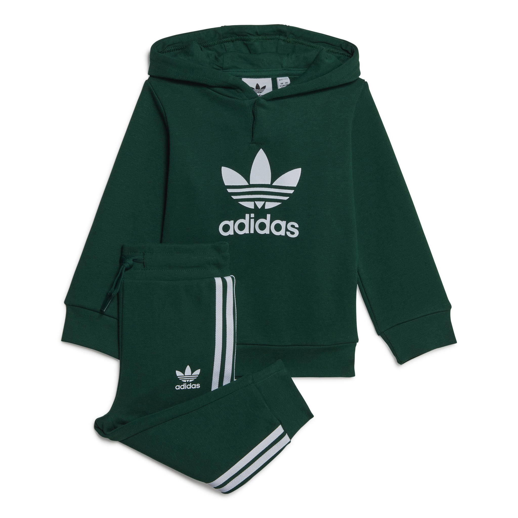 adidas Originals Adicolor joggingpak donkergroen | wehkamp