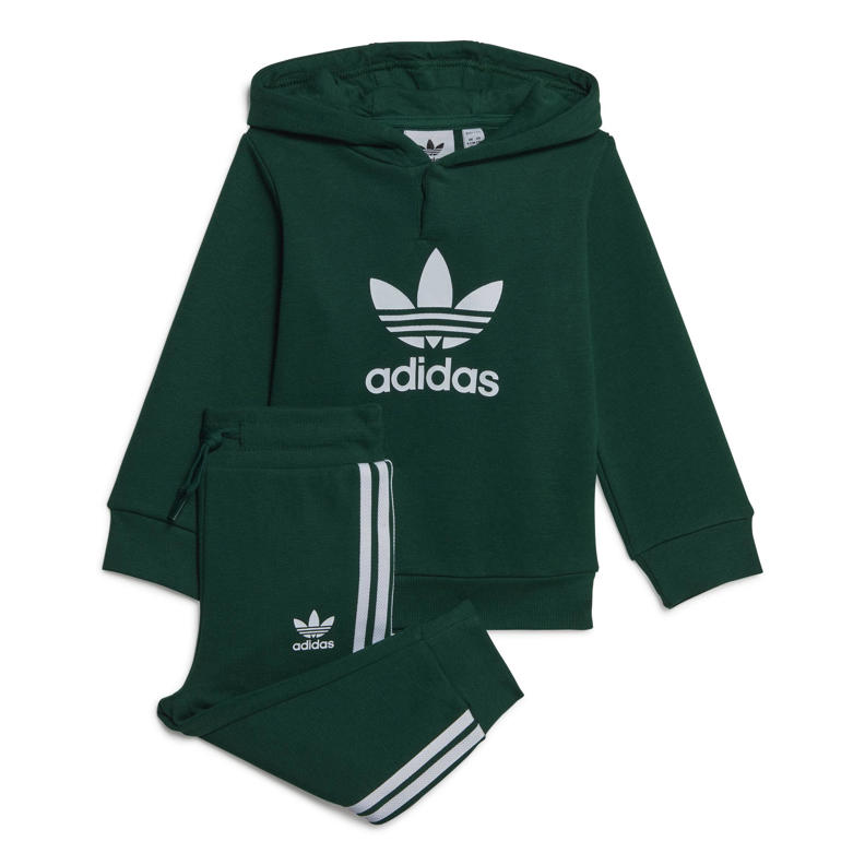 adidas Originals Adicolor joggingpak donkergroen | wehkamp
