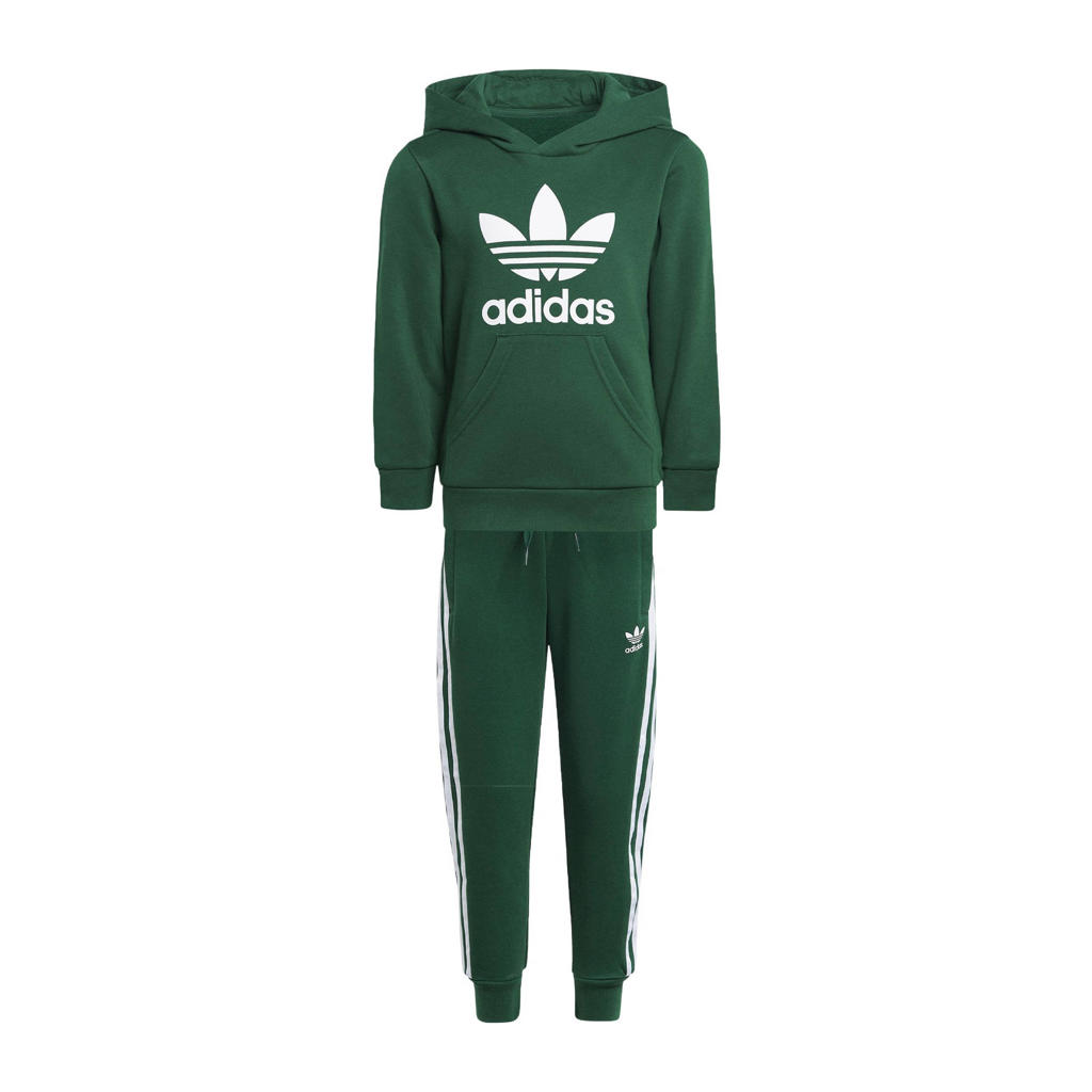 adidas Originals Adicolor joggingpak donkergroen | wehkamp
