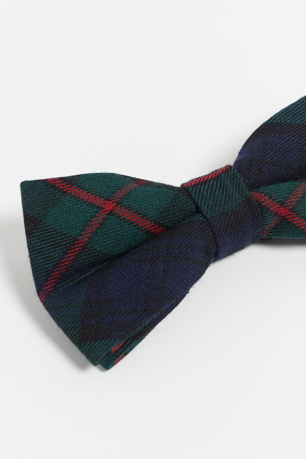 WE Fashion geruite stropdas donkerblauw/donkergroen | wehkamp