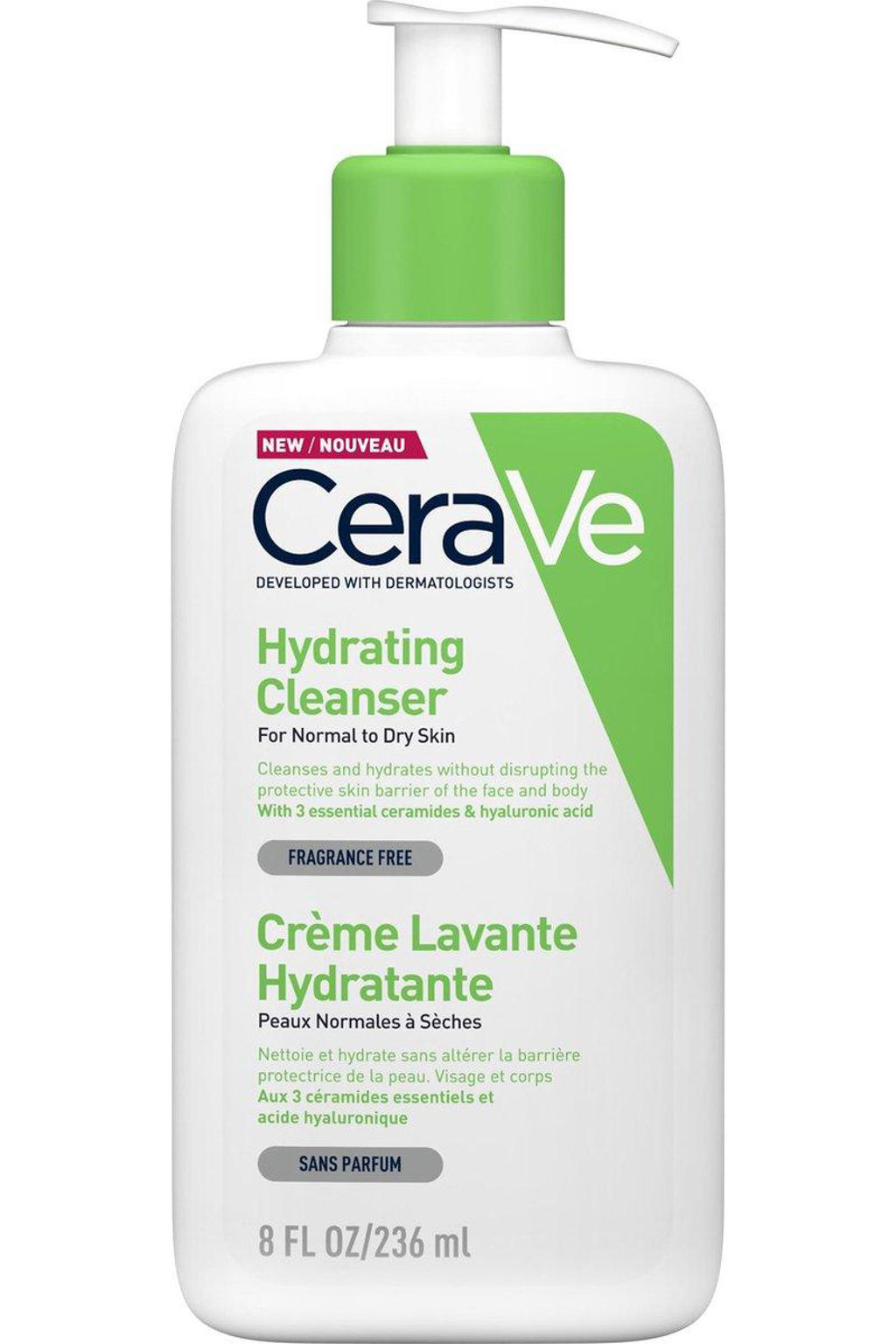 CeraVe Hydrating Cleanser reinigingsmelk - 236 ml | wehkamp