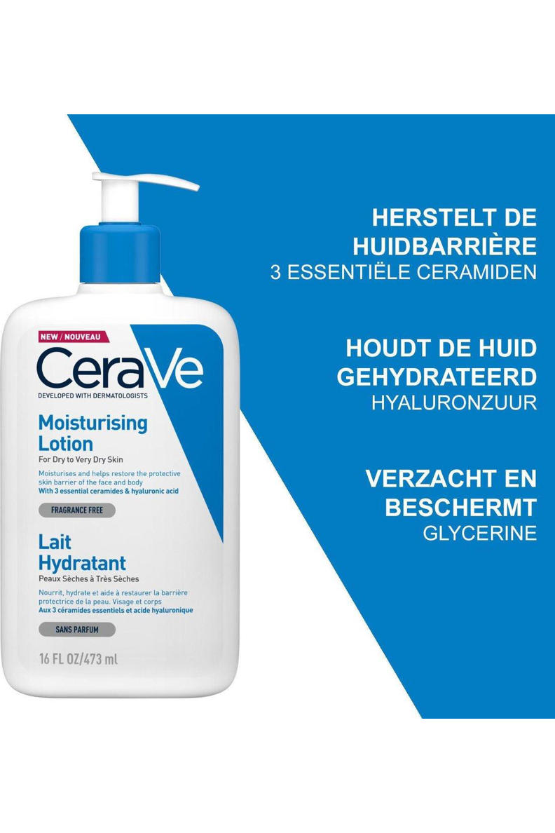 CeraVe Moisturising Lotion hydraterende melk - 473 ml | wehkamp