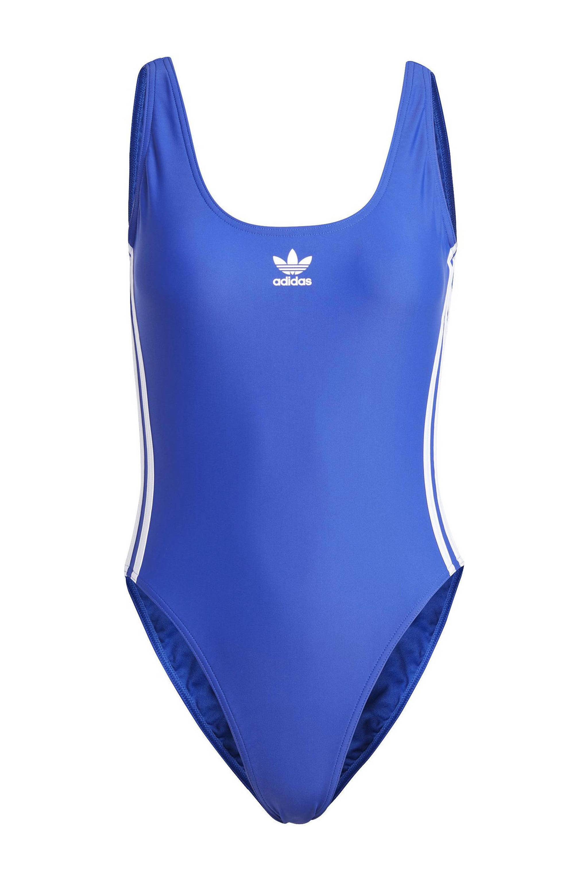 adidas Originals Adicolor badpak kobalt/wit | wehkamp