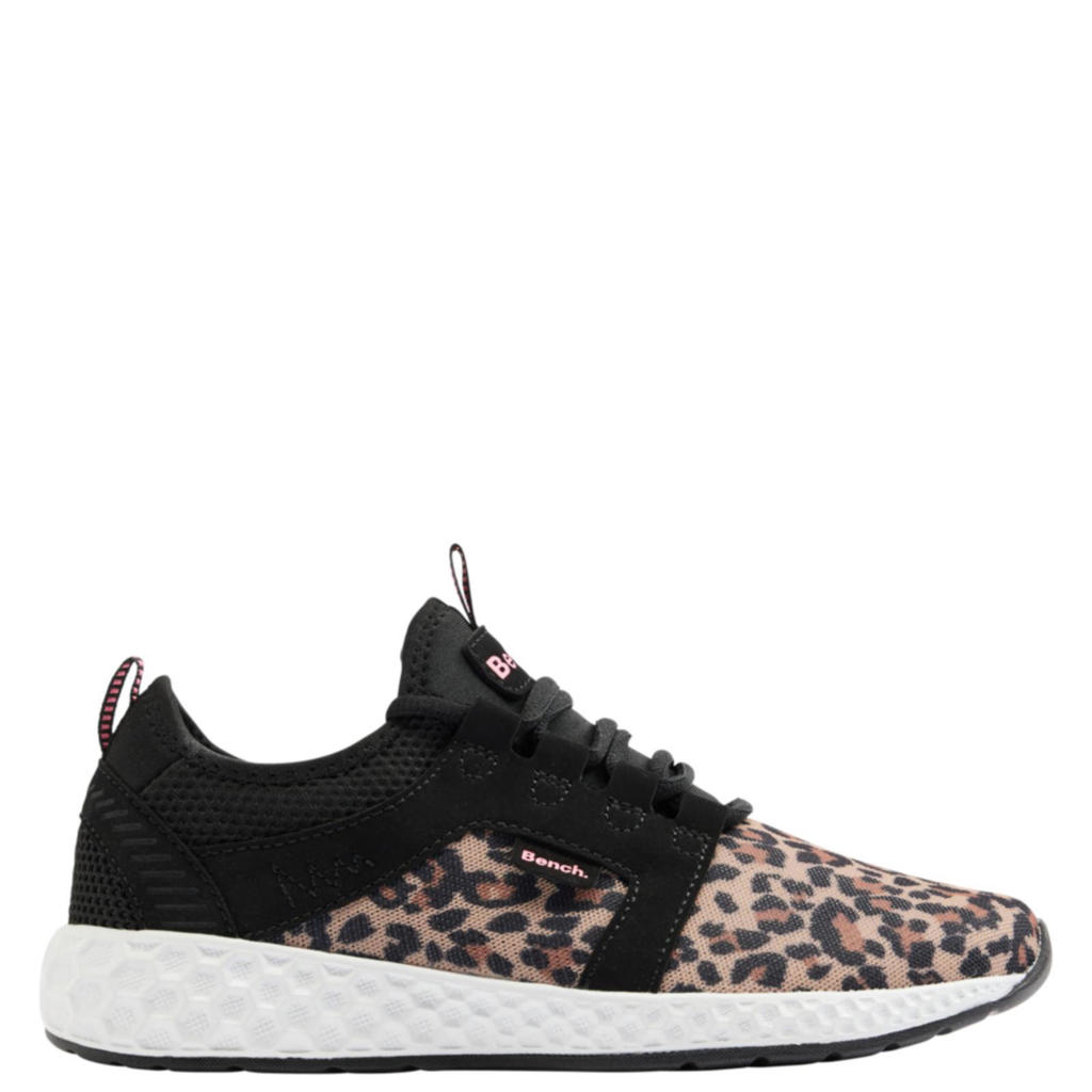 Bench Sneakers Met Panterprint Zwart Wehkamp
