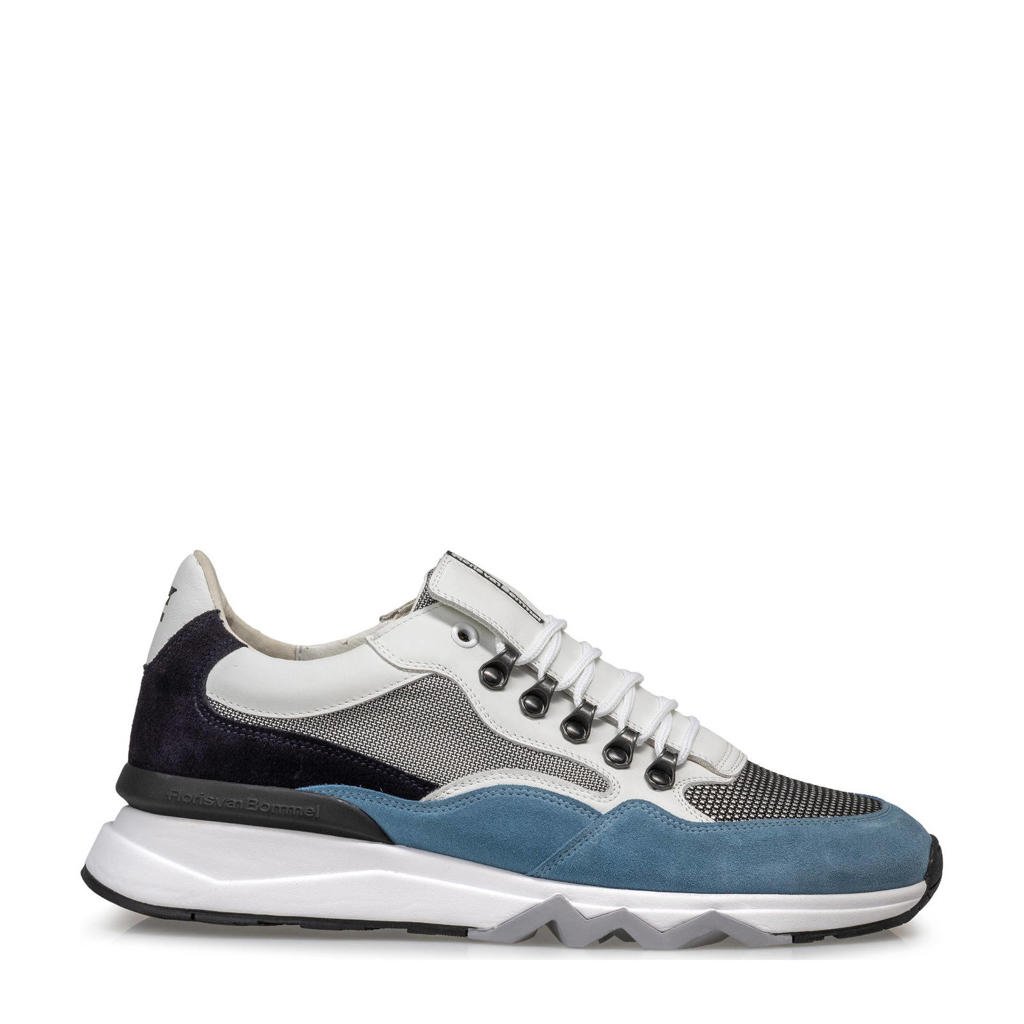 Floris van Bommel De Zager suède sneakers blauw | wehkamp Floris van Bommel De Zager suède sneakers blauw | wehkamp