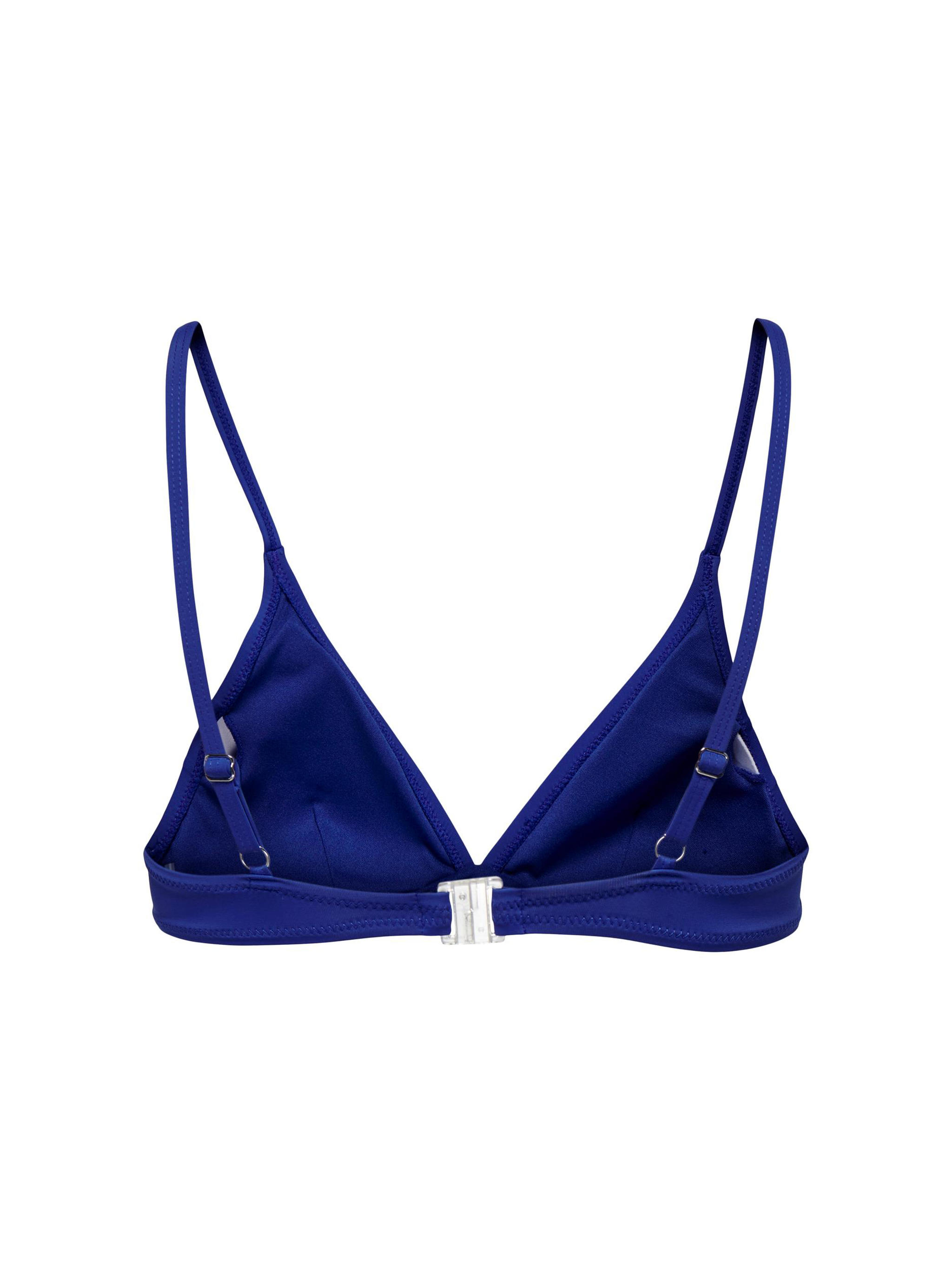 Only Voorgevormde Triangel Bikinitop Onlnitan Blauw Wehkamp
