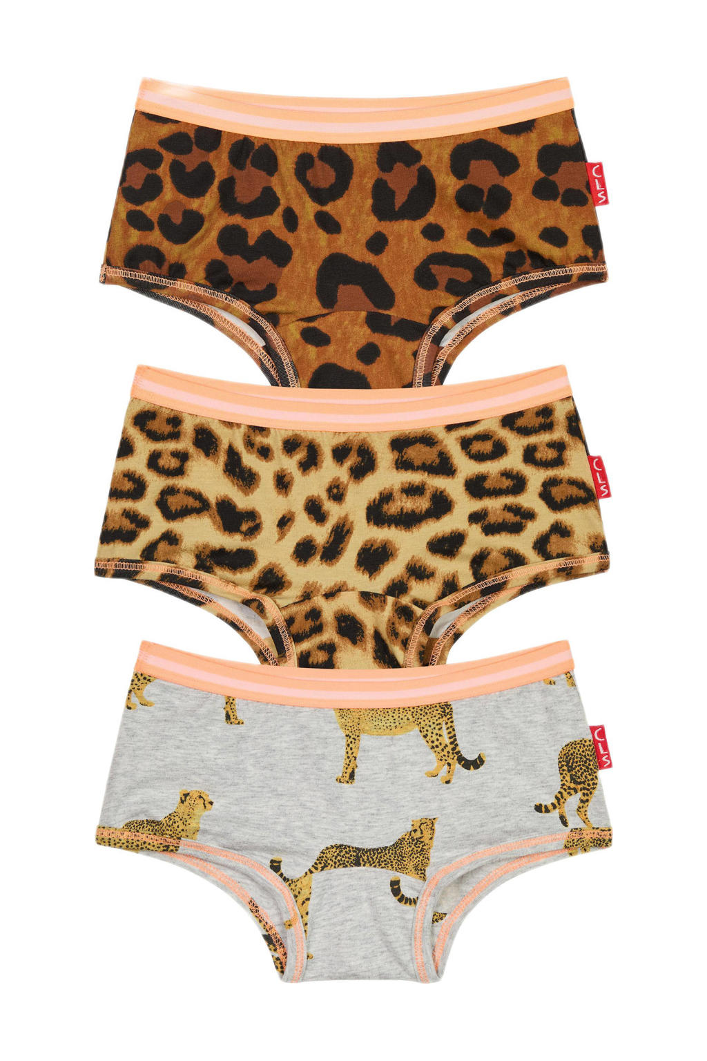 Claesen's hipster - set van 3 grijs/bruin | wehkamp