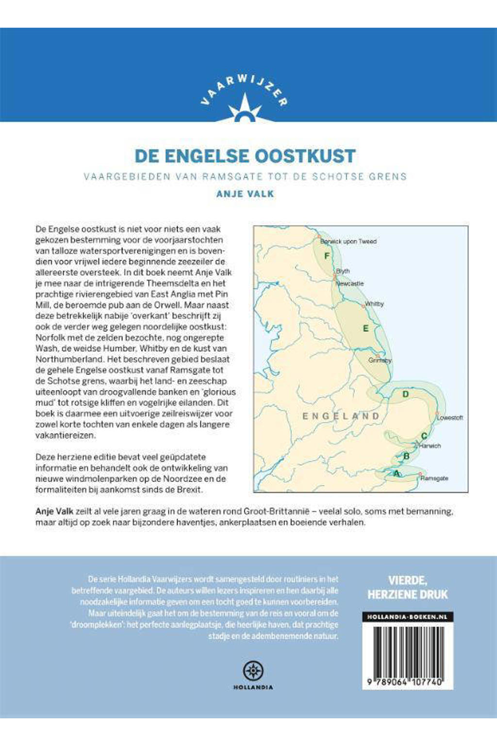 Anje Valk Vaarwijzer: Vaarwijzer De Engelse Oostkust | wehkamp
