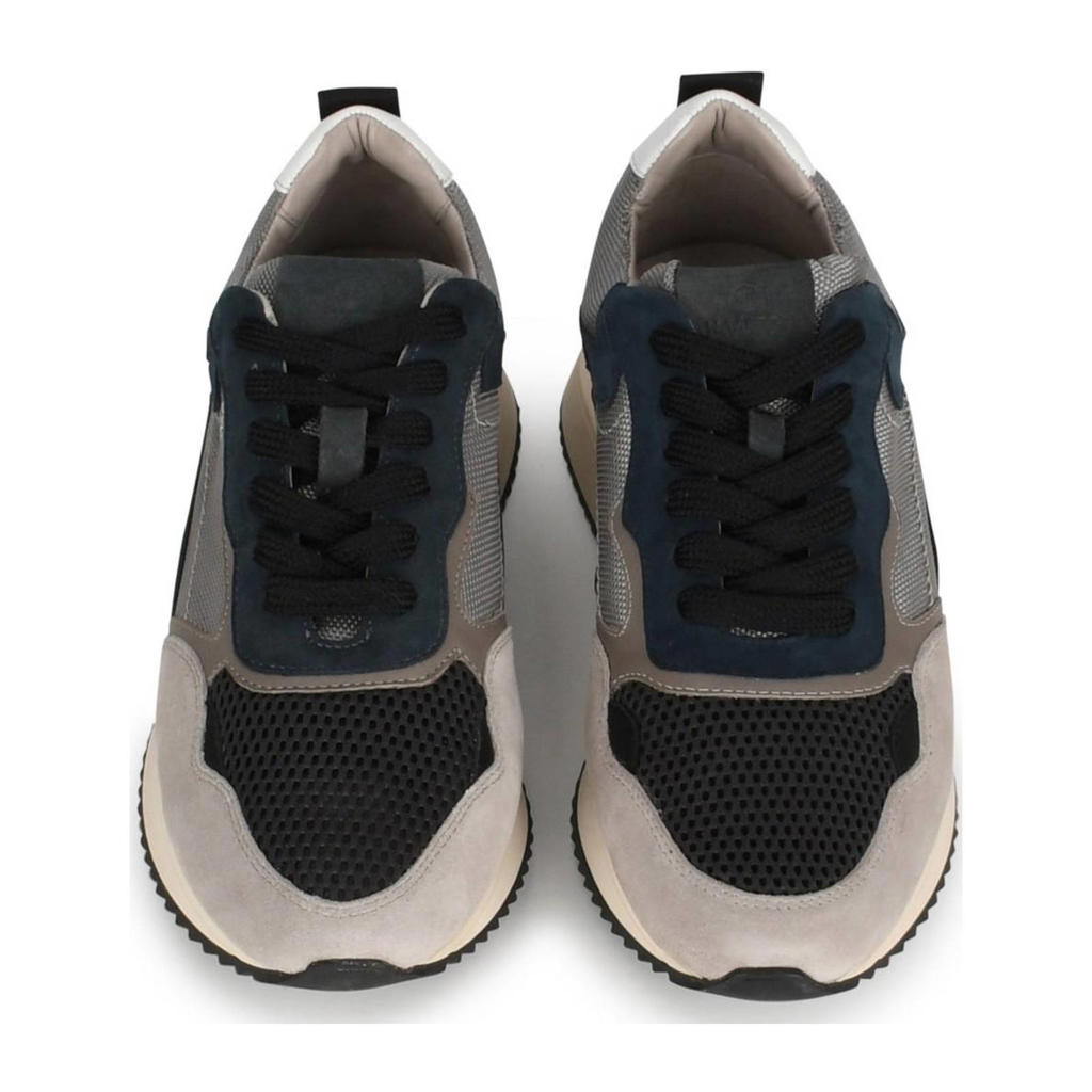 PS Poelman suède sneakers grijs | wehkamp