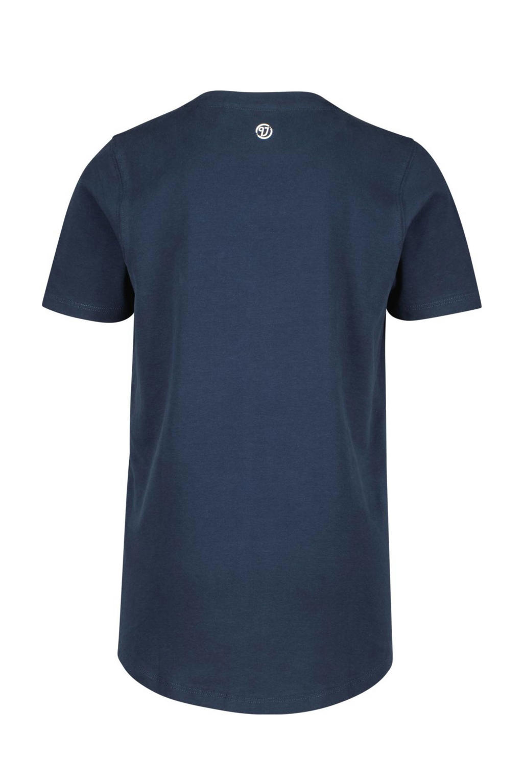 Vingino T-shirt met logo donkerblauw | wehkamp